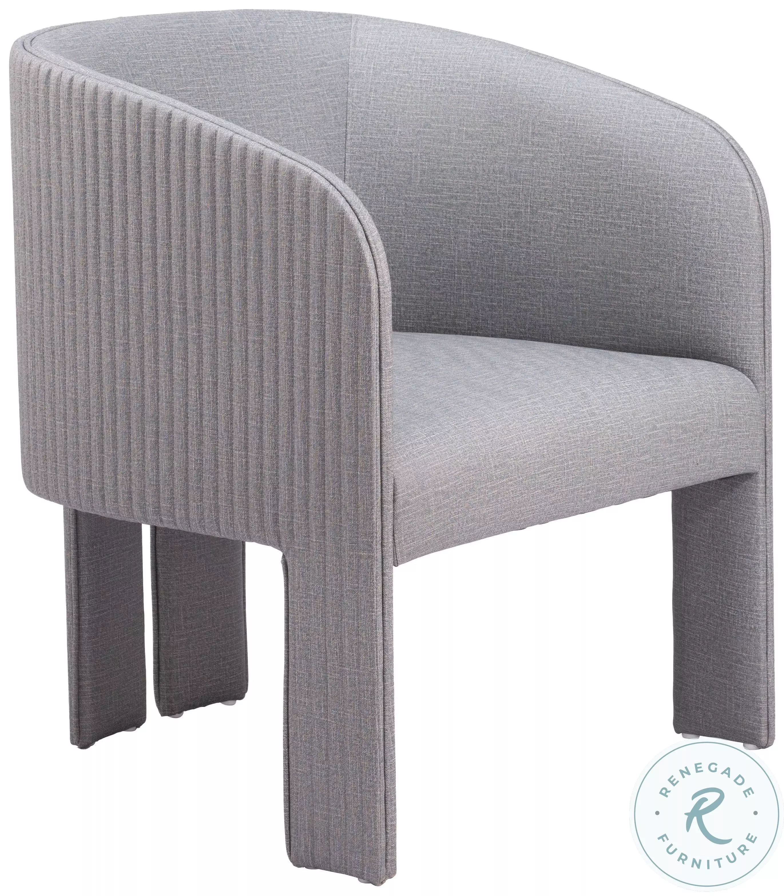 Hull Slate Gray Accent Chair From Zuo | Coleman Furniture
