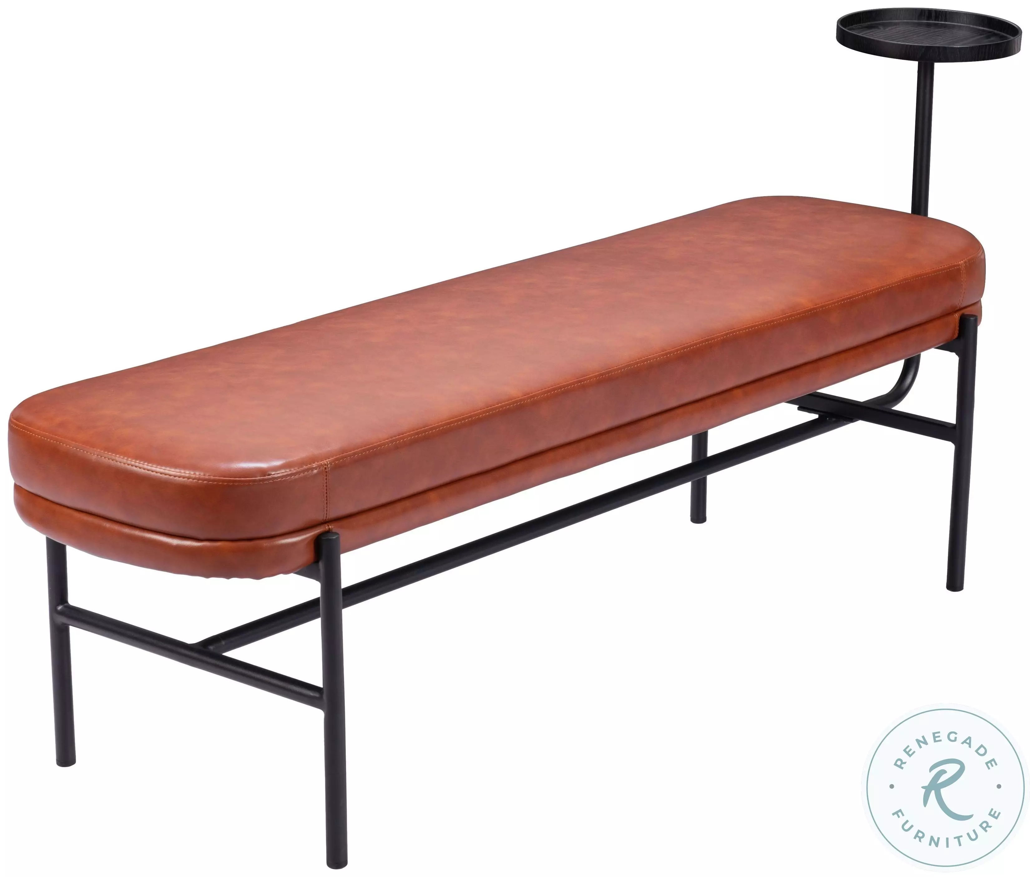 Ploce Brown Bench From Zuo | Coleman Furniture
