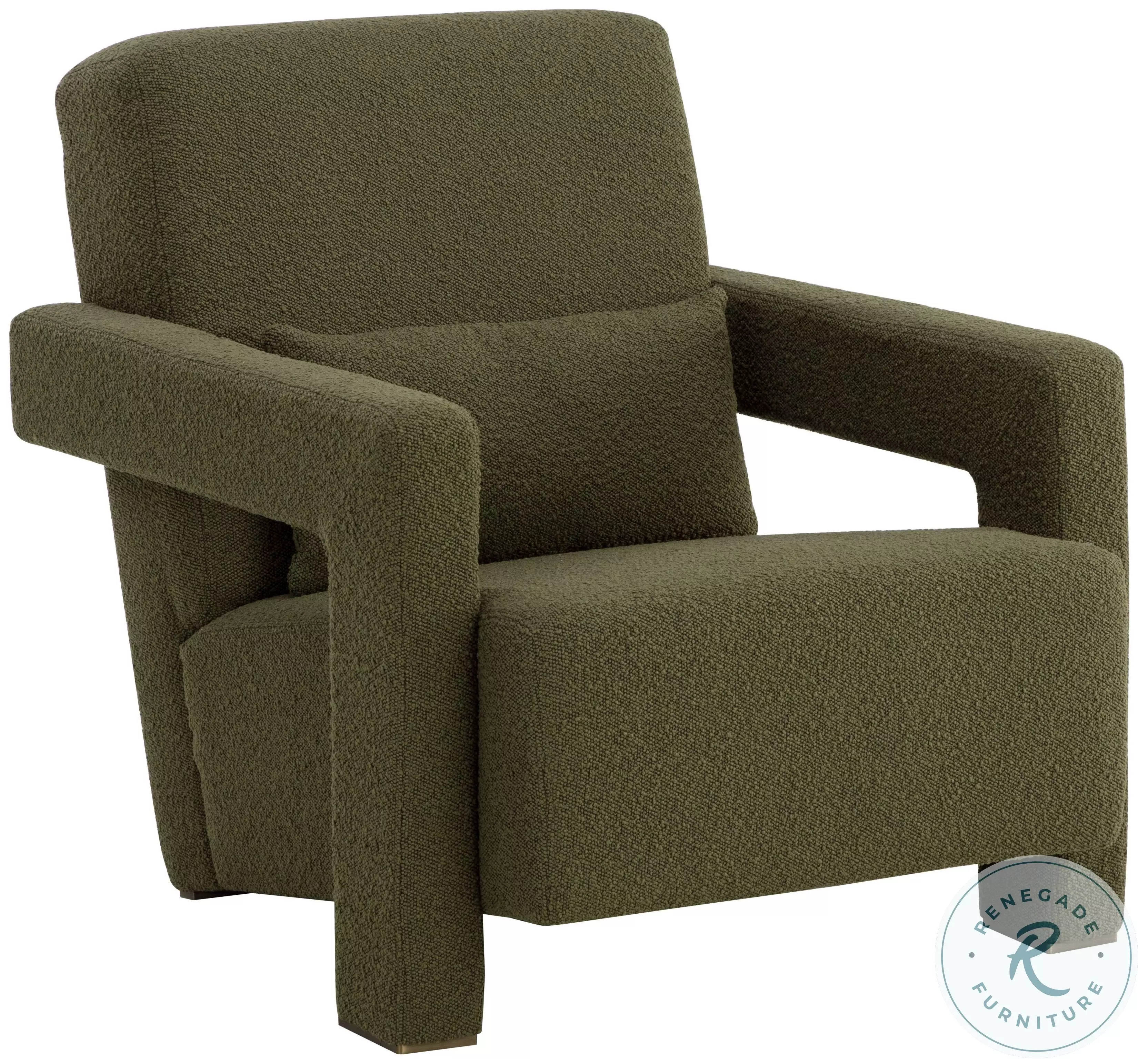 Fuentez Copenhagen Olive Lounge Chair From Artisan's Nook | Coleman ...