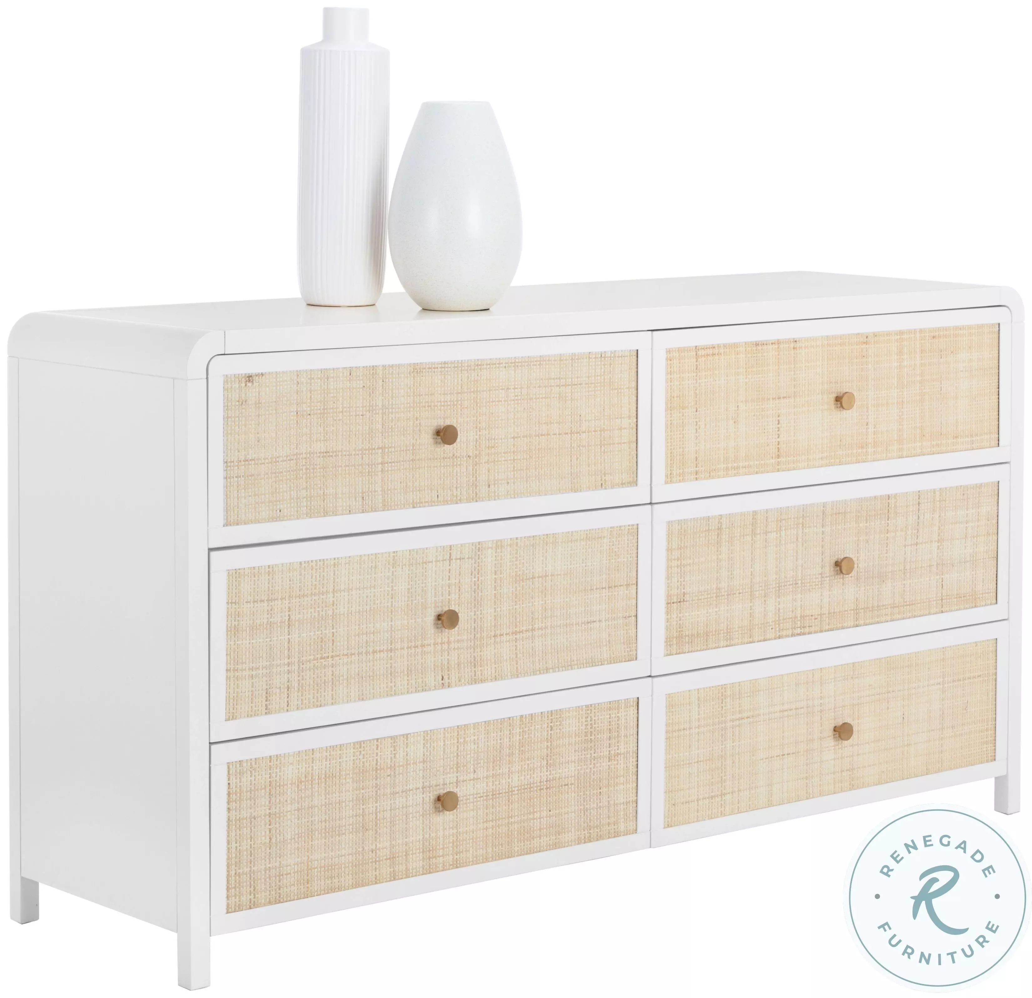 Tierra White Small Dresser From Sunpan | Coleman Furniture