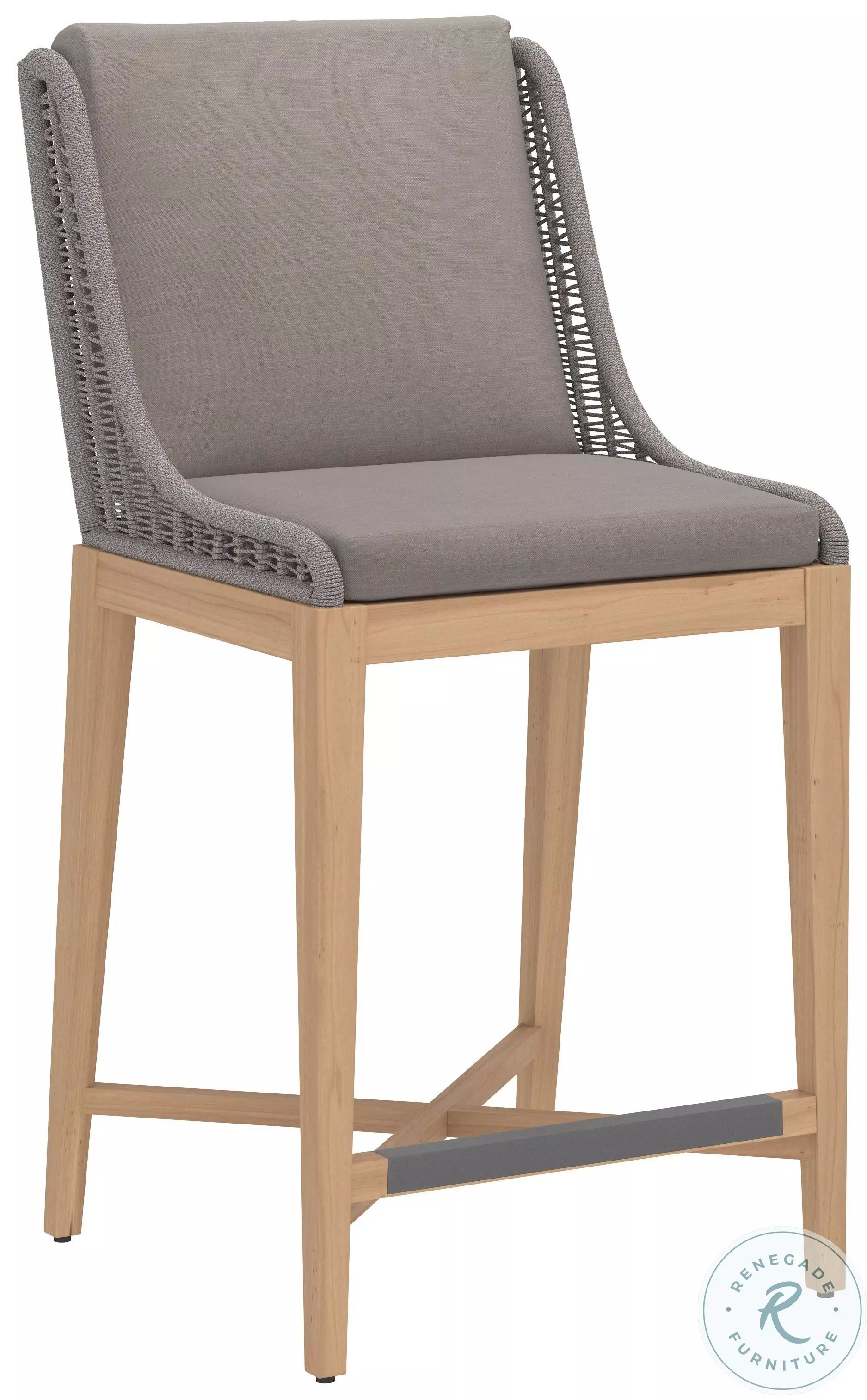 Sorrento Palazzo Taupe Outdoor Bar Stool From Sunpan | Coleman Furniture