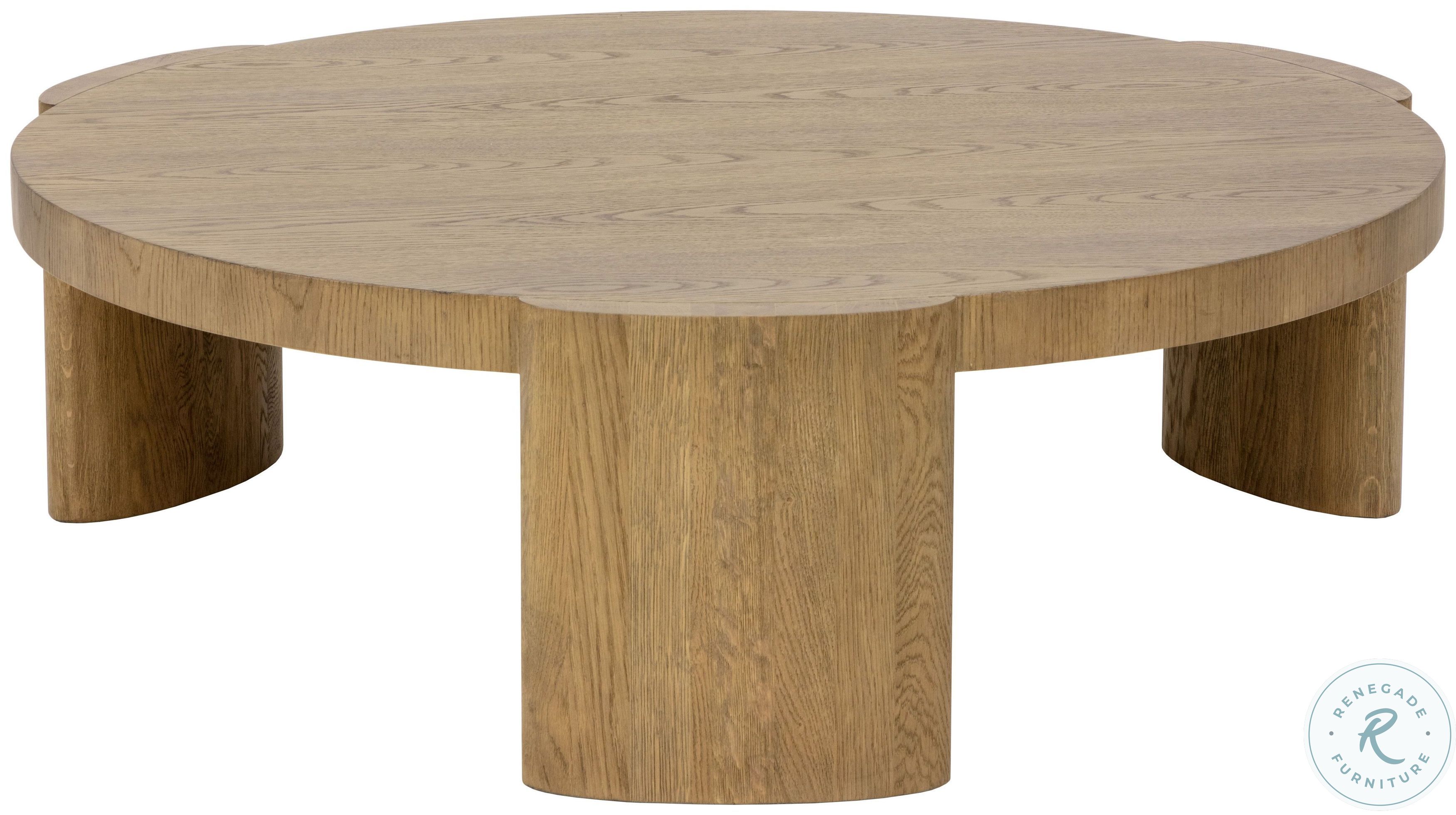 Alouette Light Brown Coffee Table From Sunpan | Home Gallery Stores