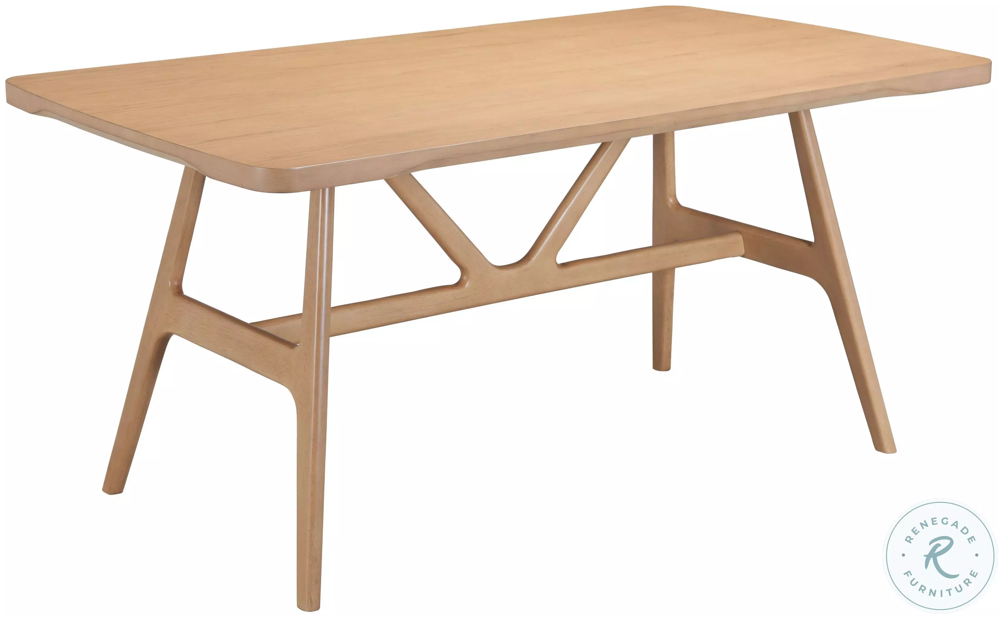 Rovina Natural Rectangular Dining Table From Zuo | Coleman Furniture