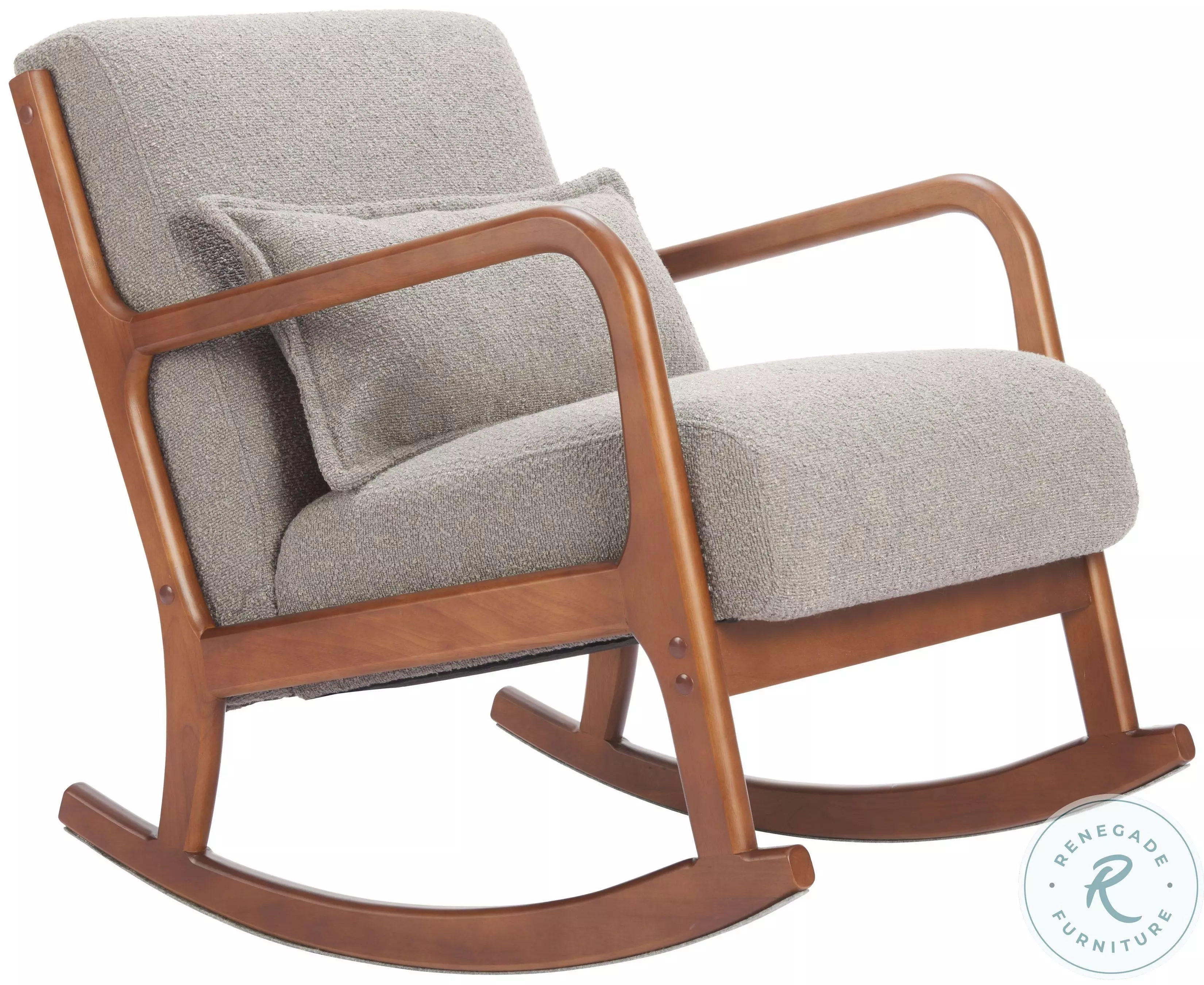 Hady Gray Rocking Chair From Zuo | Coleman Furniture