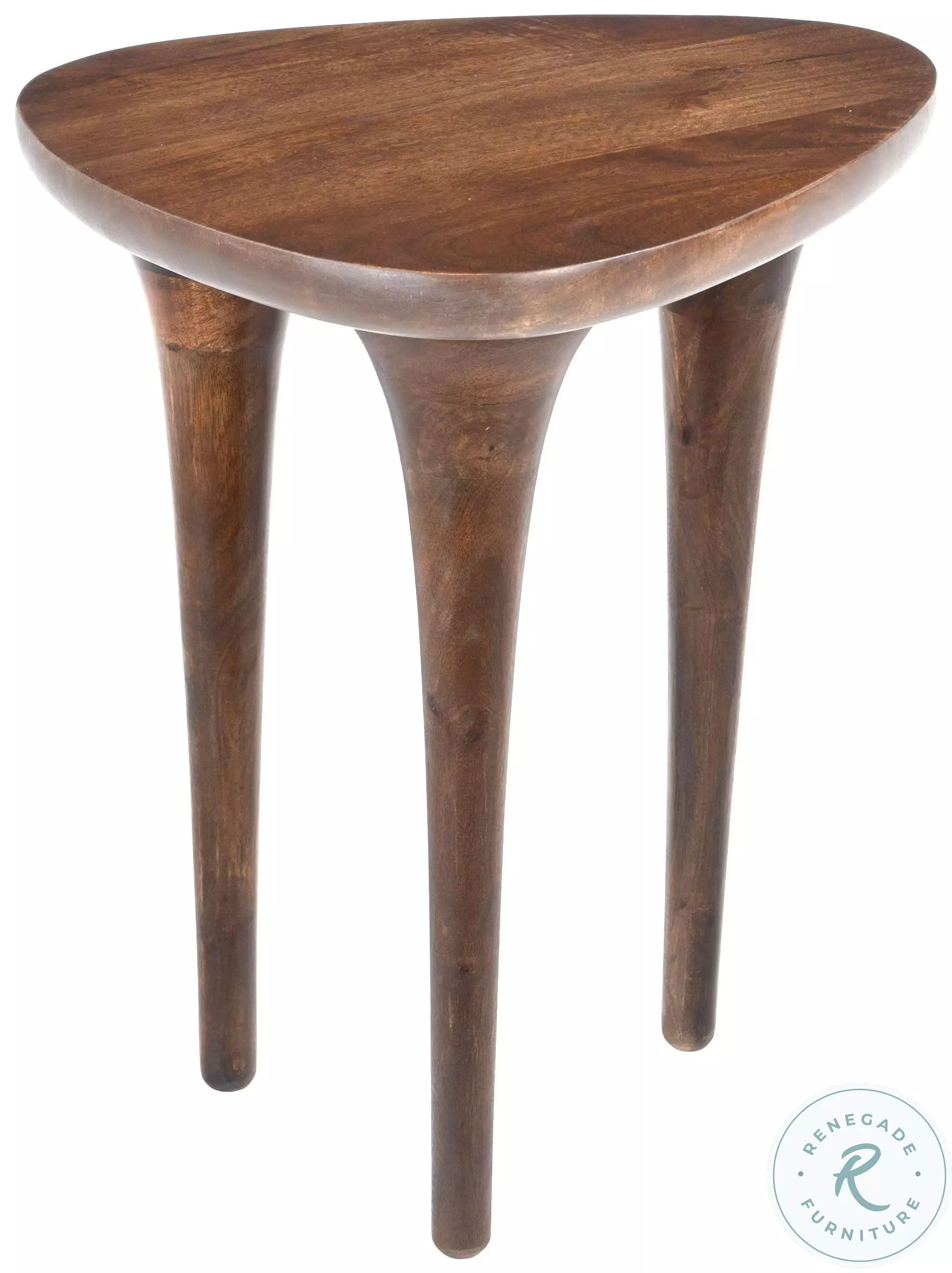 Spiker Walnut Side Table From Zuo | Coleman Furniture