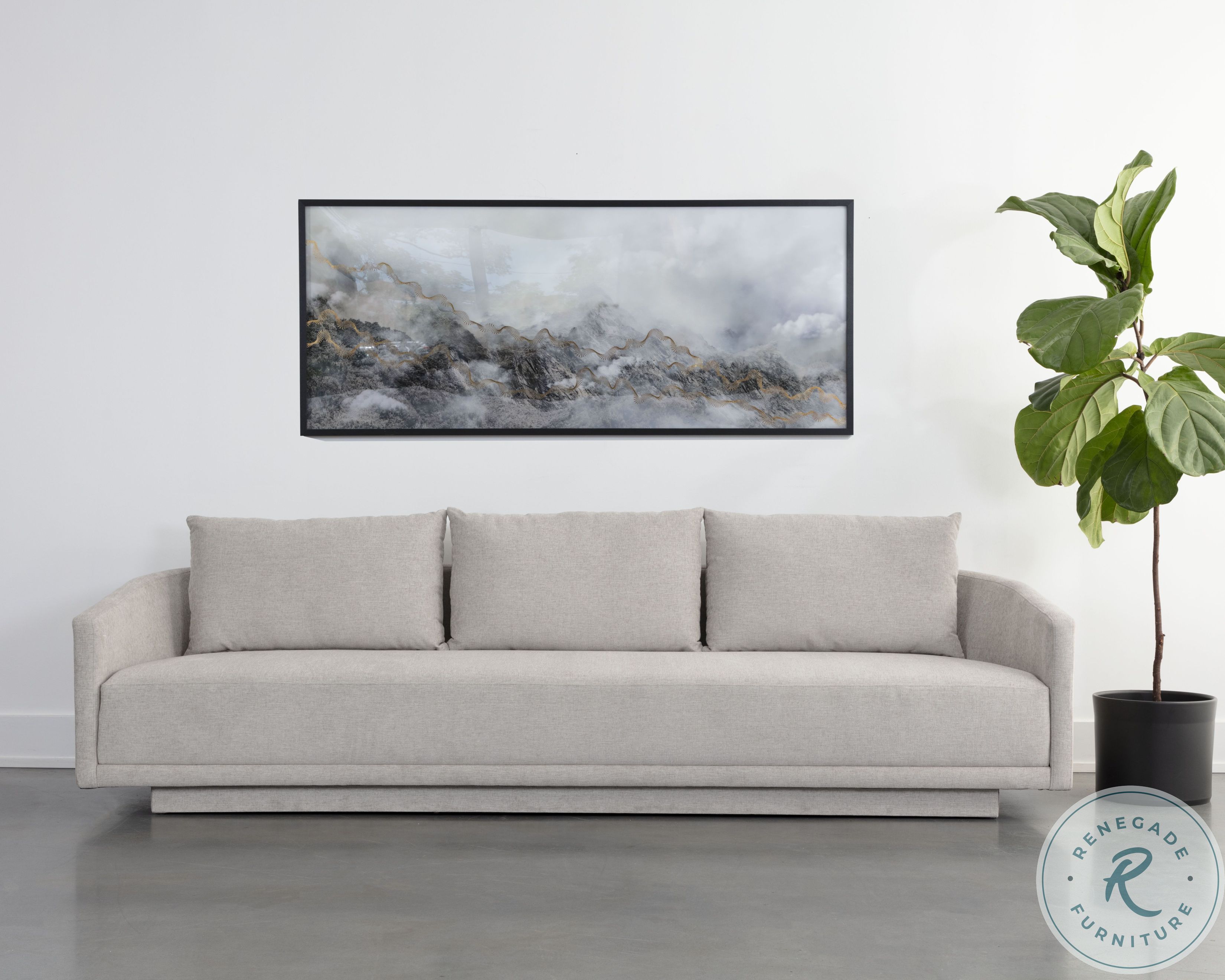 Gannon Ernst Sandstone Sofa From Sunpan | Coleman Furniture