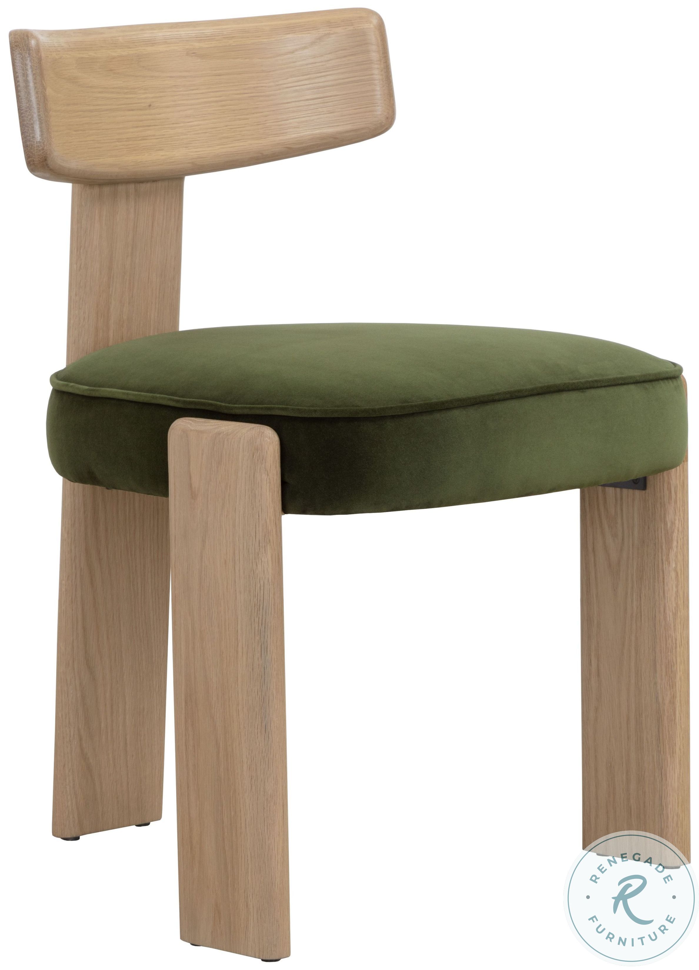 Horton Forest Green Dining Chair Set of 2 From Sunpan | Coleman Furniture