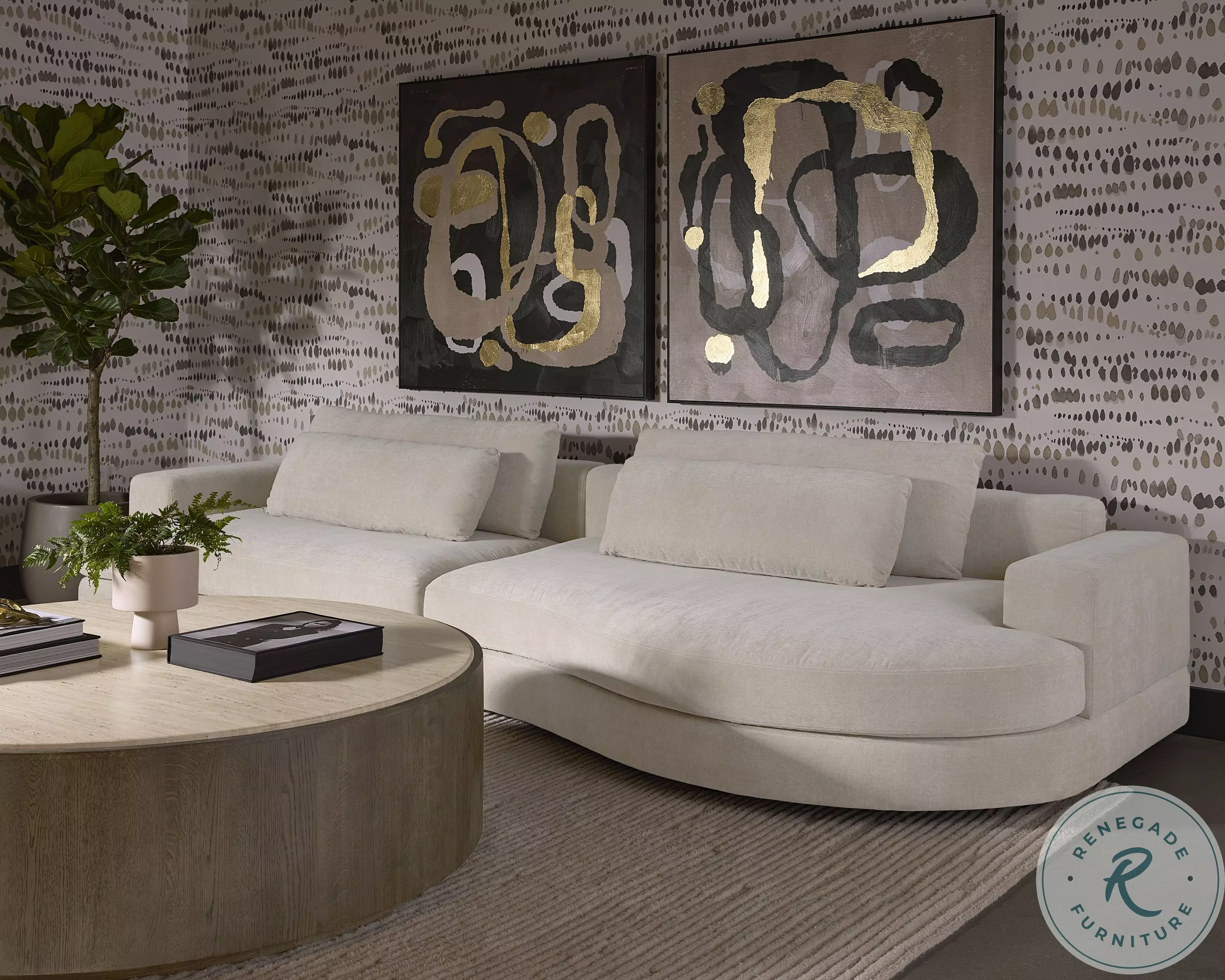 Isola Danny Cream Sofa From Artisan's Nook | Coleman Furniture