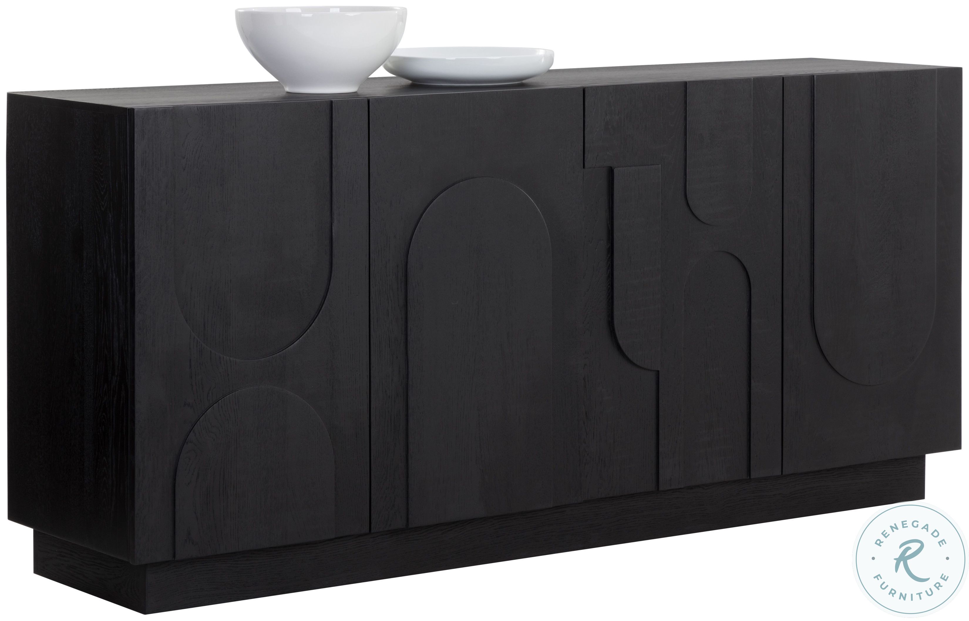 Cove Black Sideboard From Sunpan | Coleman Furniture