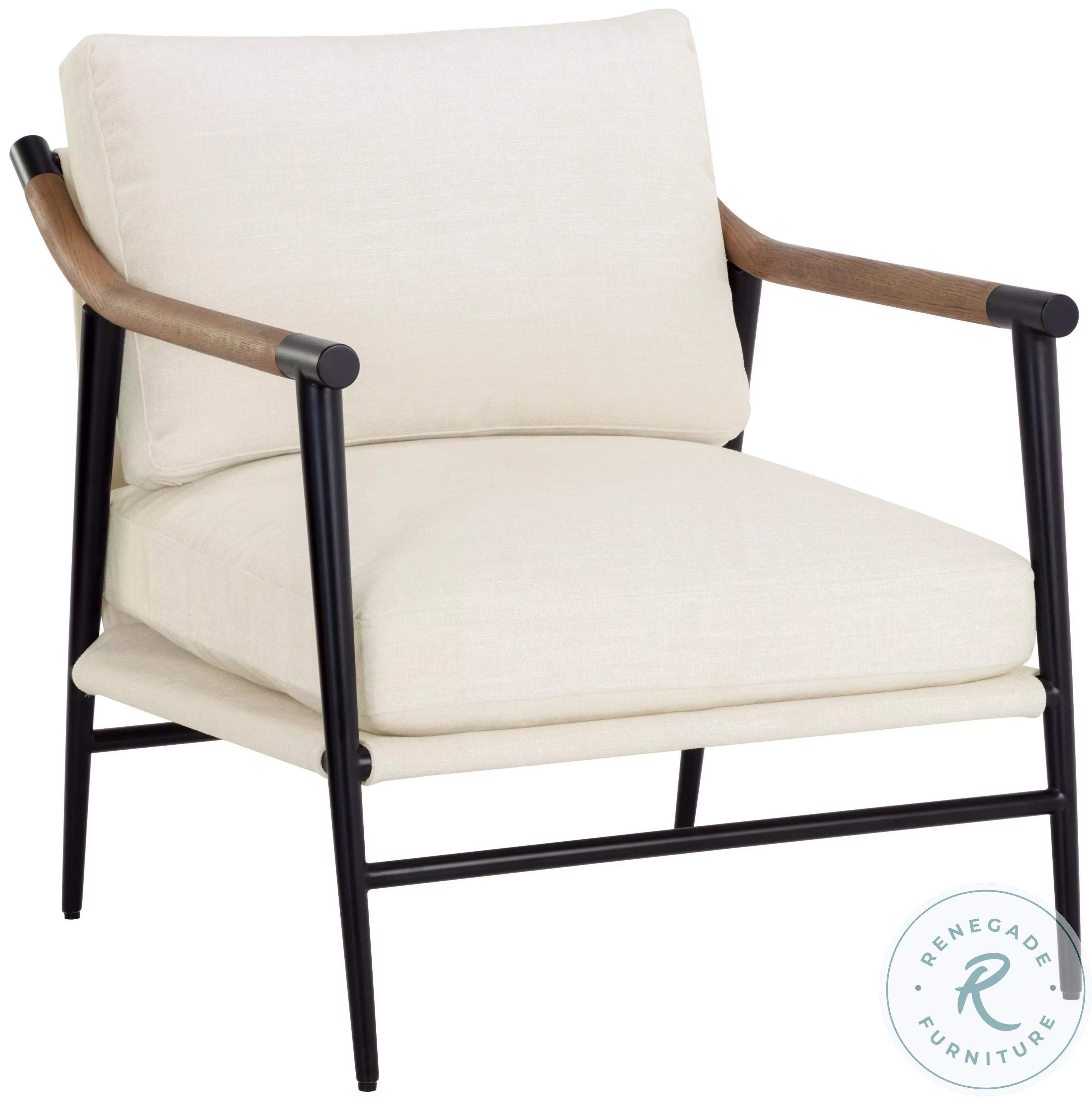 Wren Heather Ivory Arm Chair From Artisan's Nook | Coleman Furniture