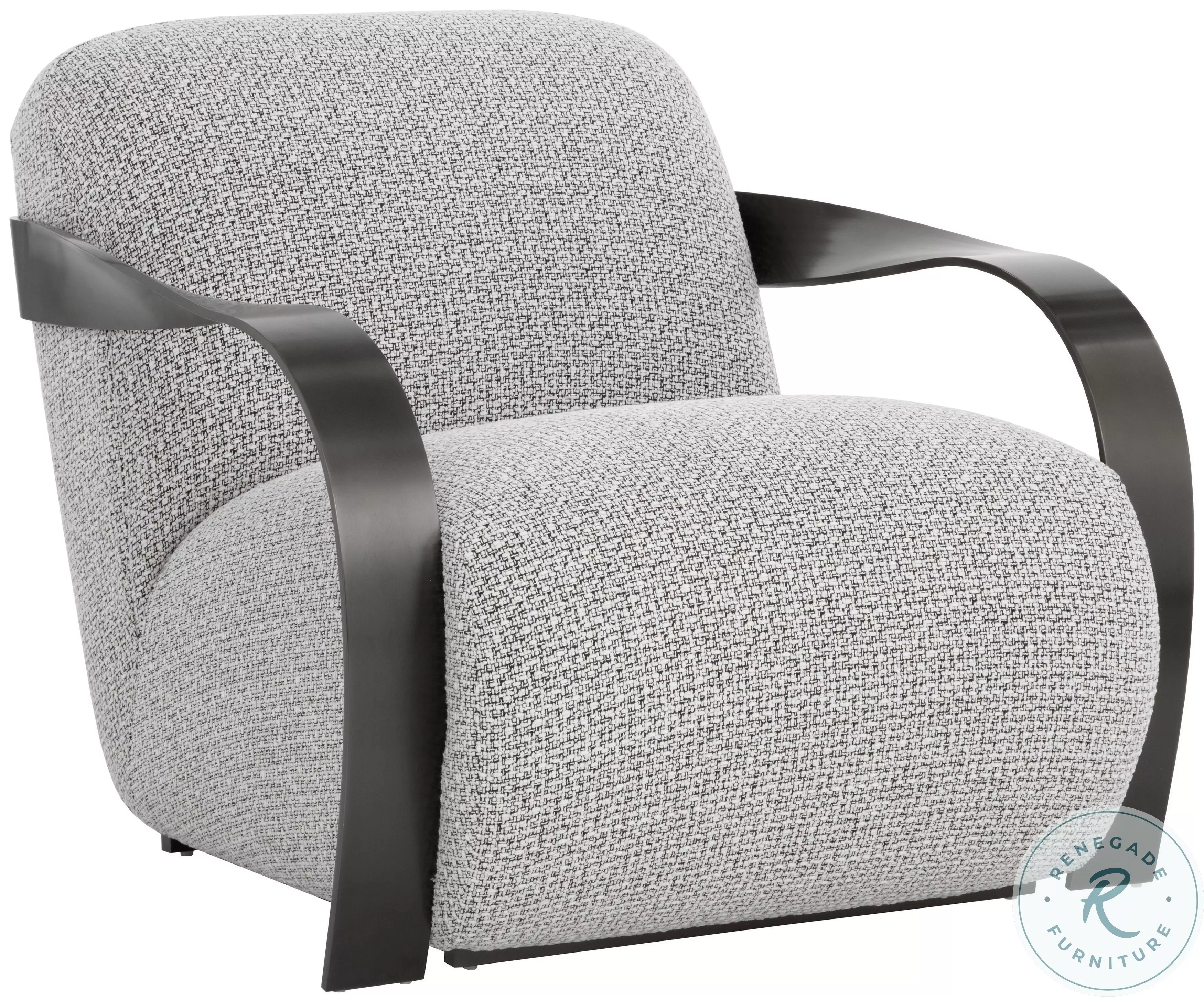 Sonesta Helios Check Black Lounge Chair From Sunpan | Coleman Furniture