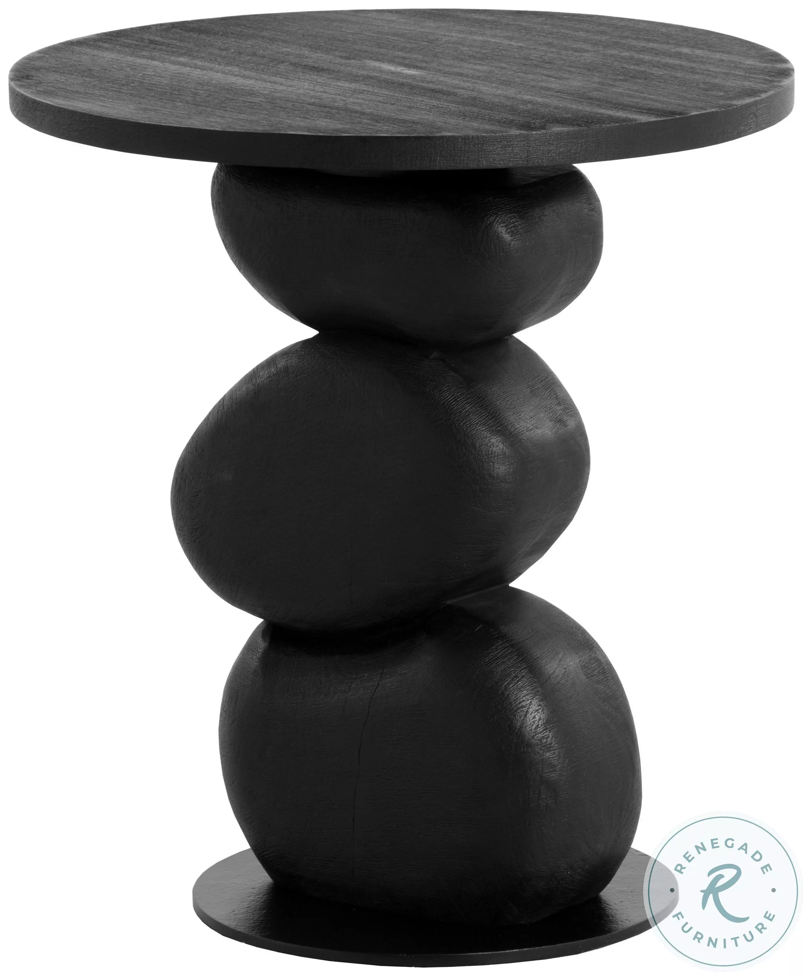 Raffael Black End Table From Artisan's Nook | Coleman Furniture
