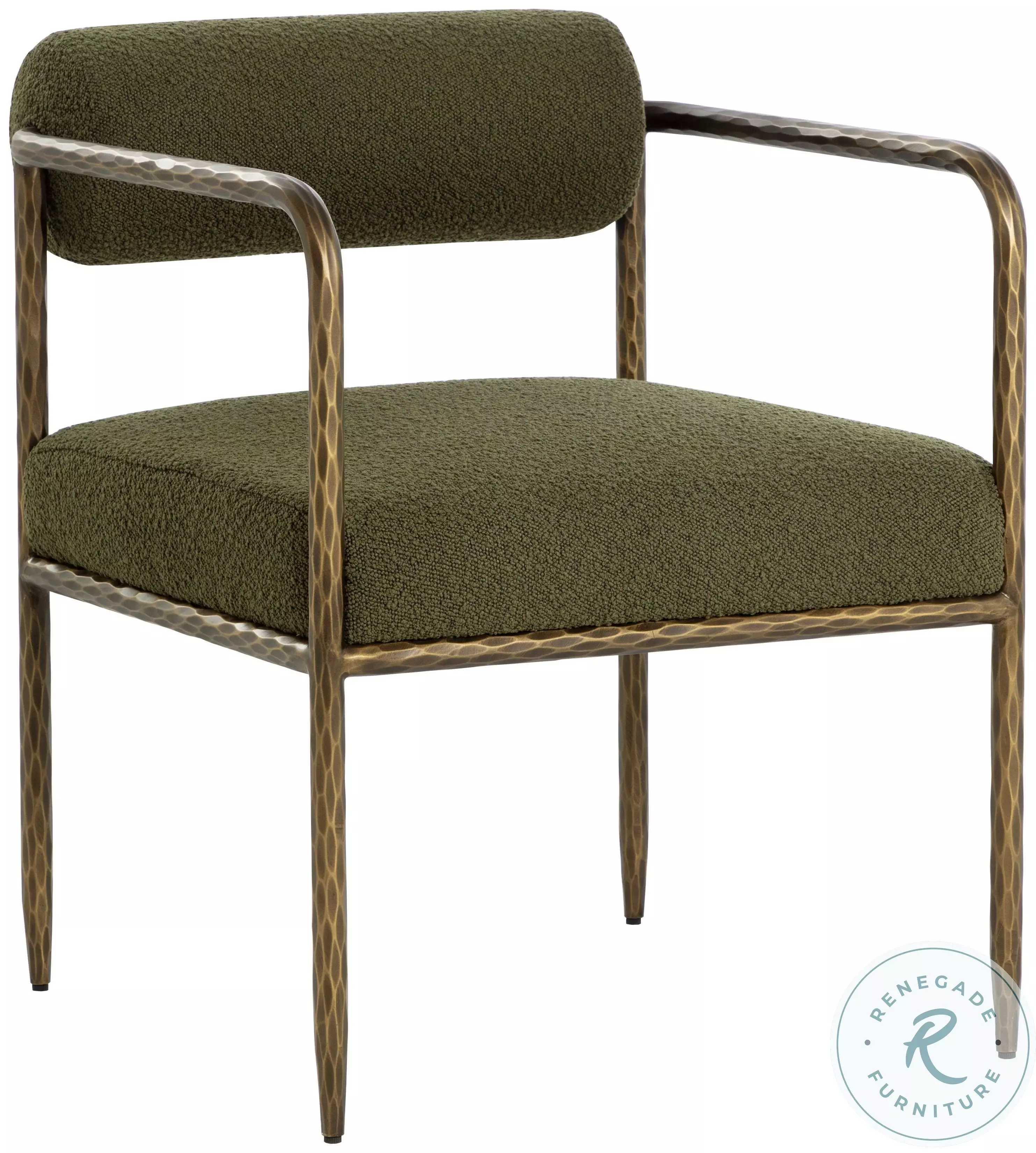 Phoenix Copenhagen Olive Dining Arm Chair From Artisan's Nook | Coleman ...