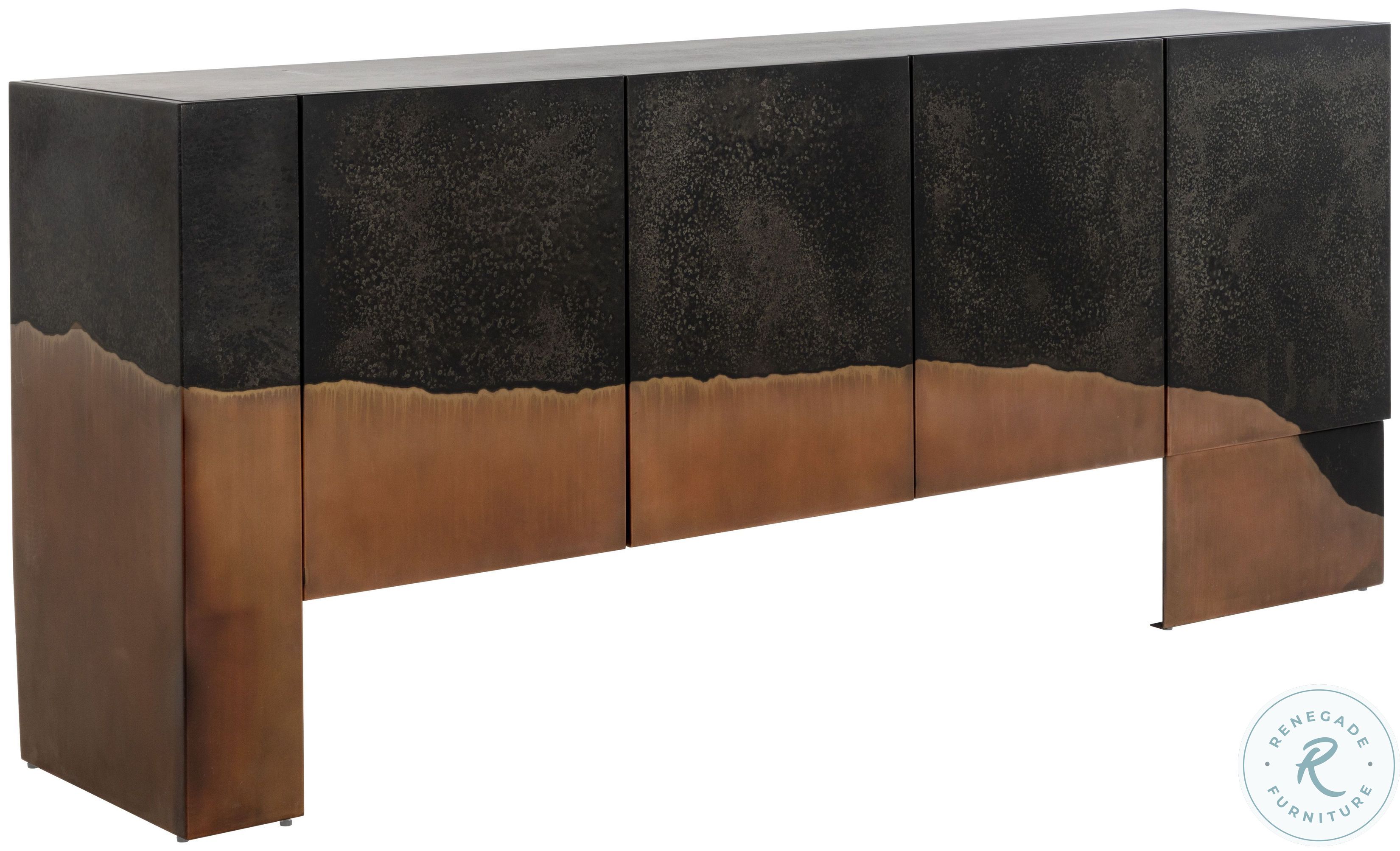 Elden Matte Black And Copper Sideboard From Home Gallery Stores | Home ...