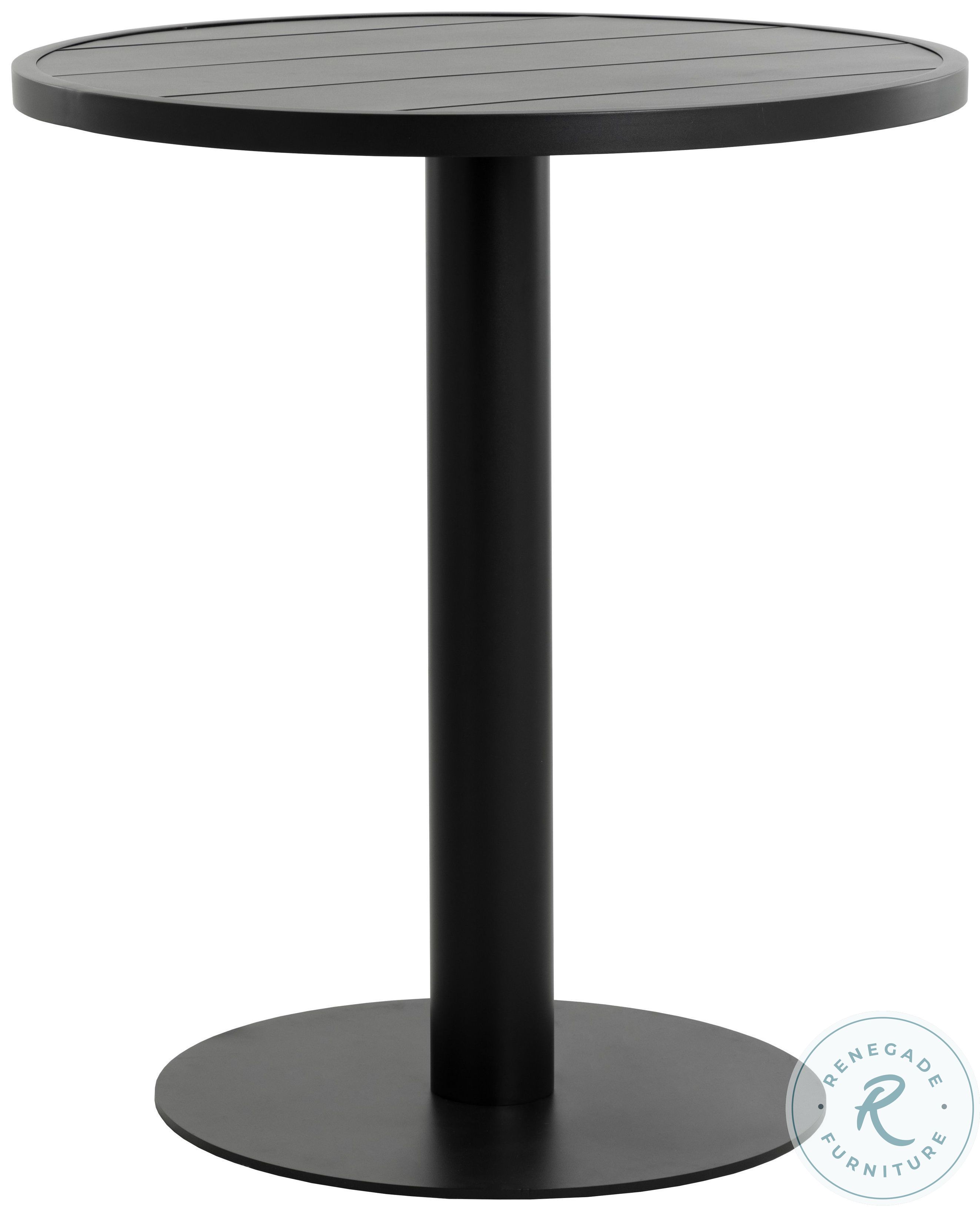 Merano Black Bar Table From Sunpan | Coleman Furniture