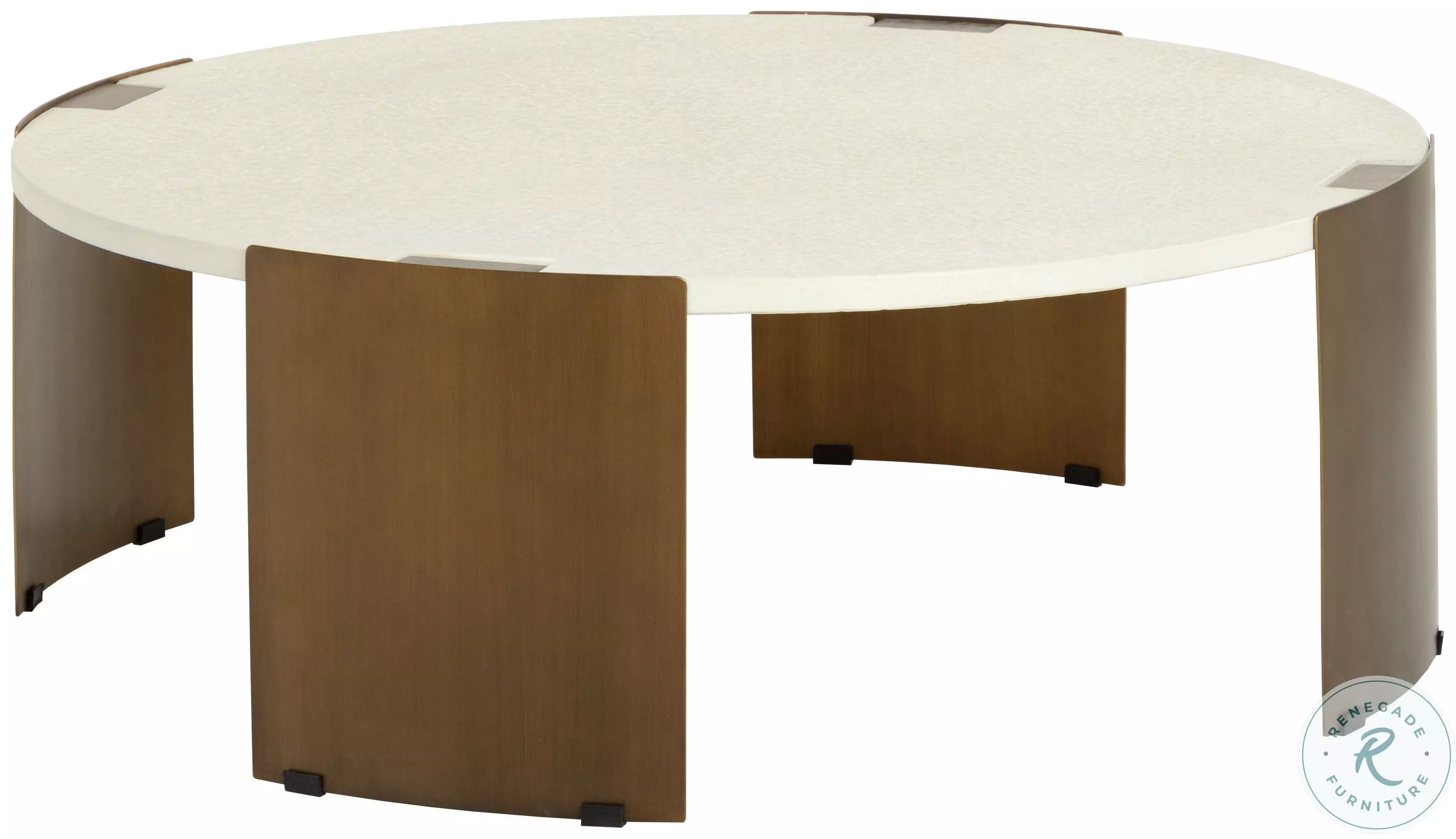 Gallus Cream Coffee Table From Sunpan | Coleman Furniture