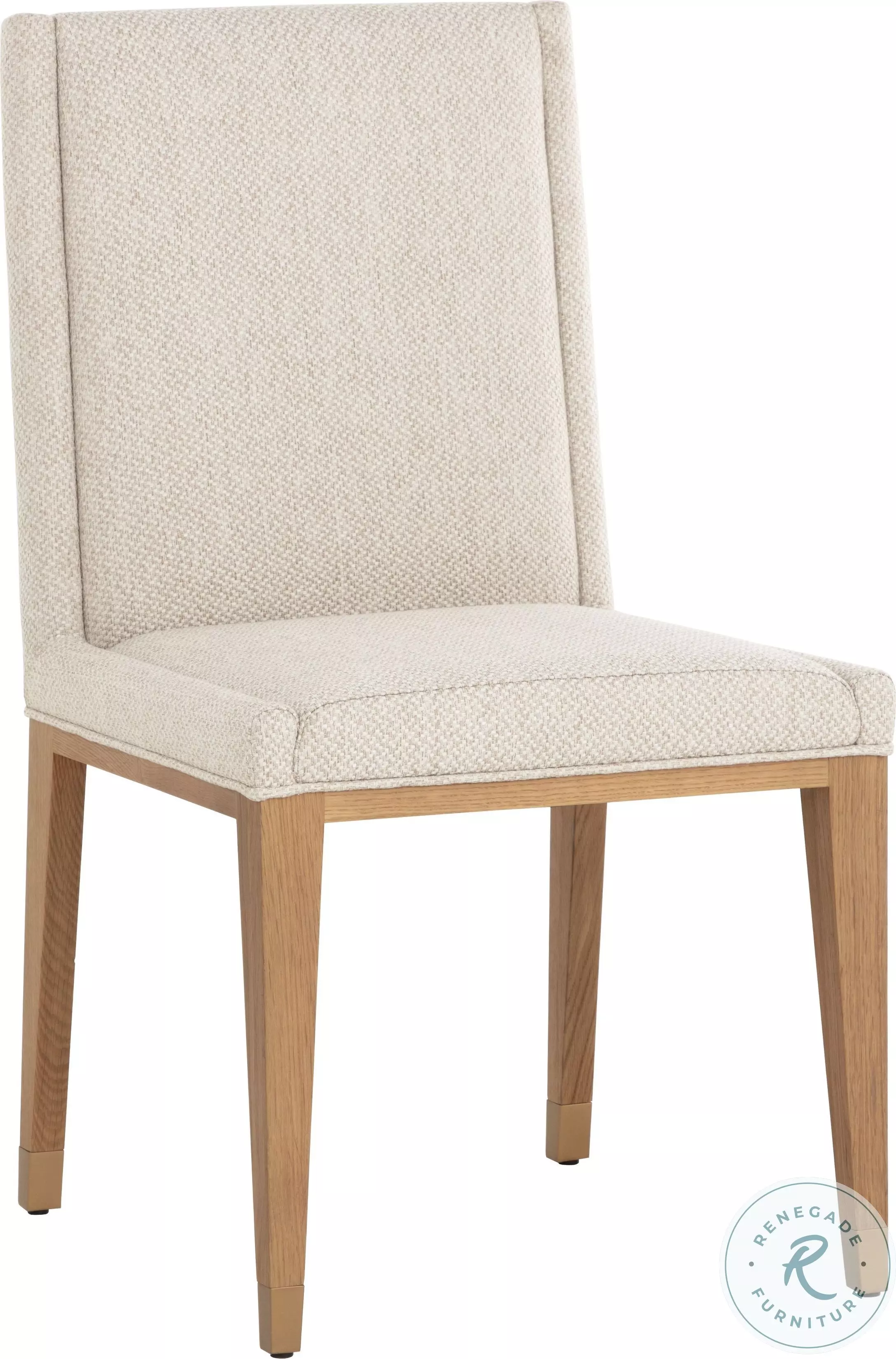 Thessaly Monument Oatmeal Dining Chair Set of 2 From Artisan's Nook ...