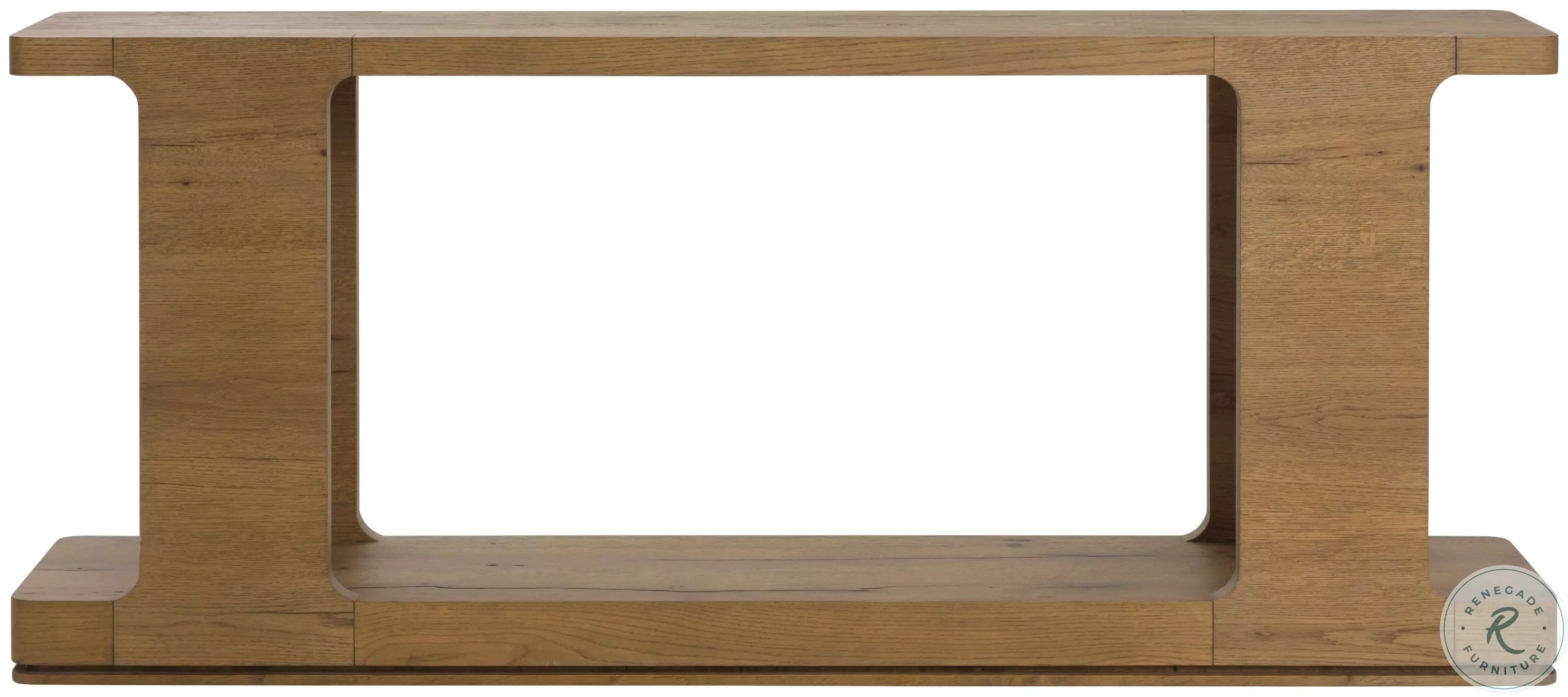 Hollivar Light Brown Console Table From Artisan's Nook | Coleman Furniture