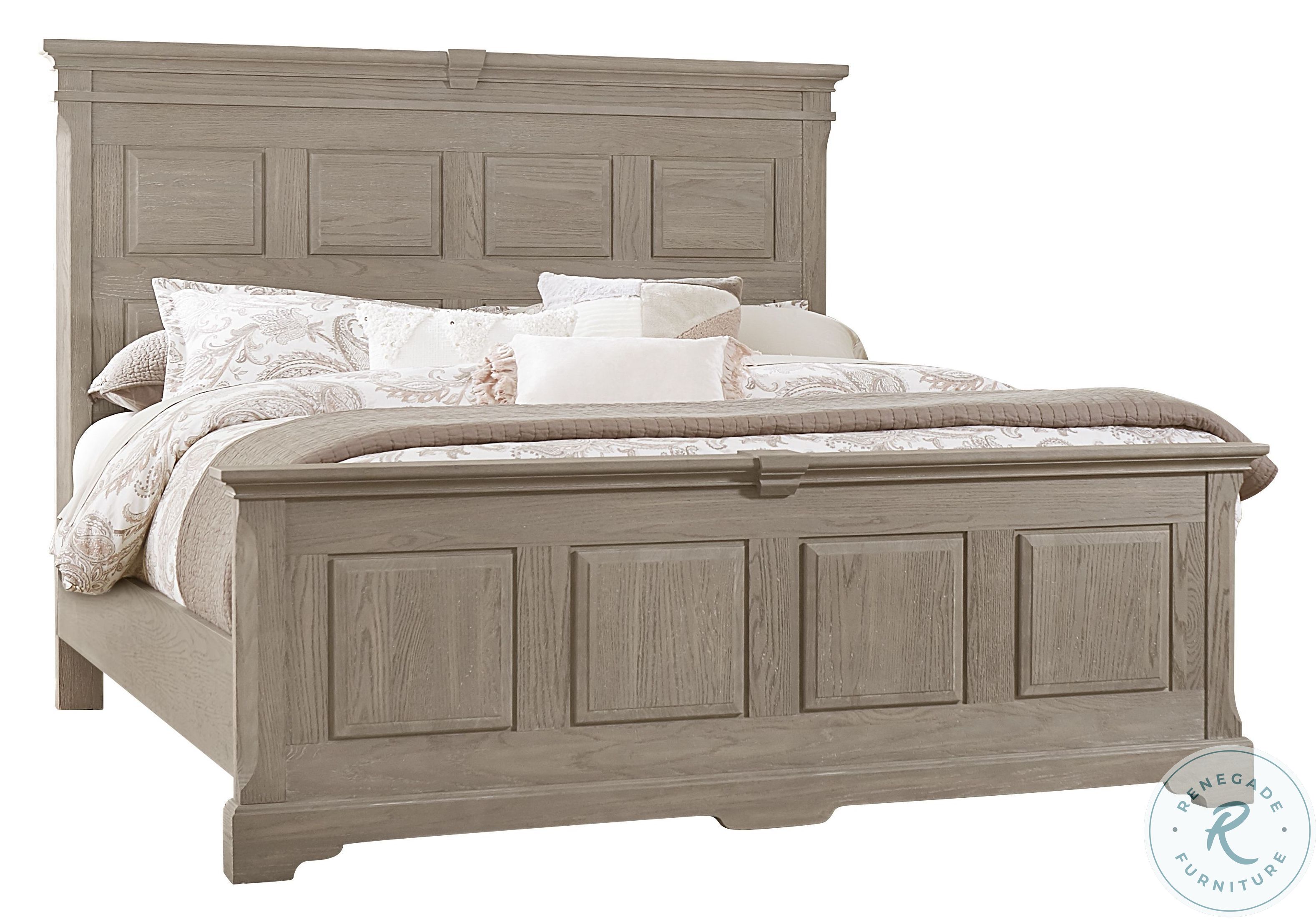 Heritage Greystone Queen Mansion Bed from Vaughan Bassett | Coleman ...