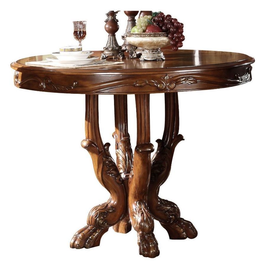 Dresden Cherry Oak 48" Round Counter Height Table from ACME Furniture ...