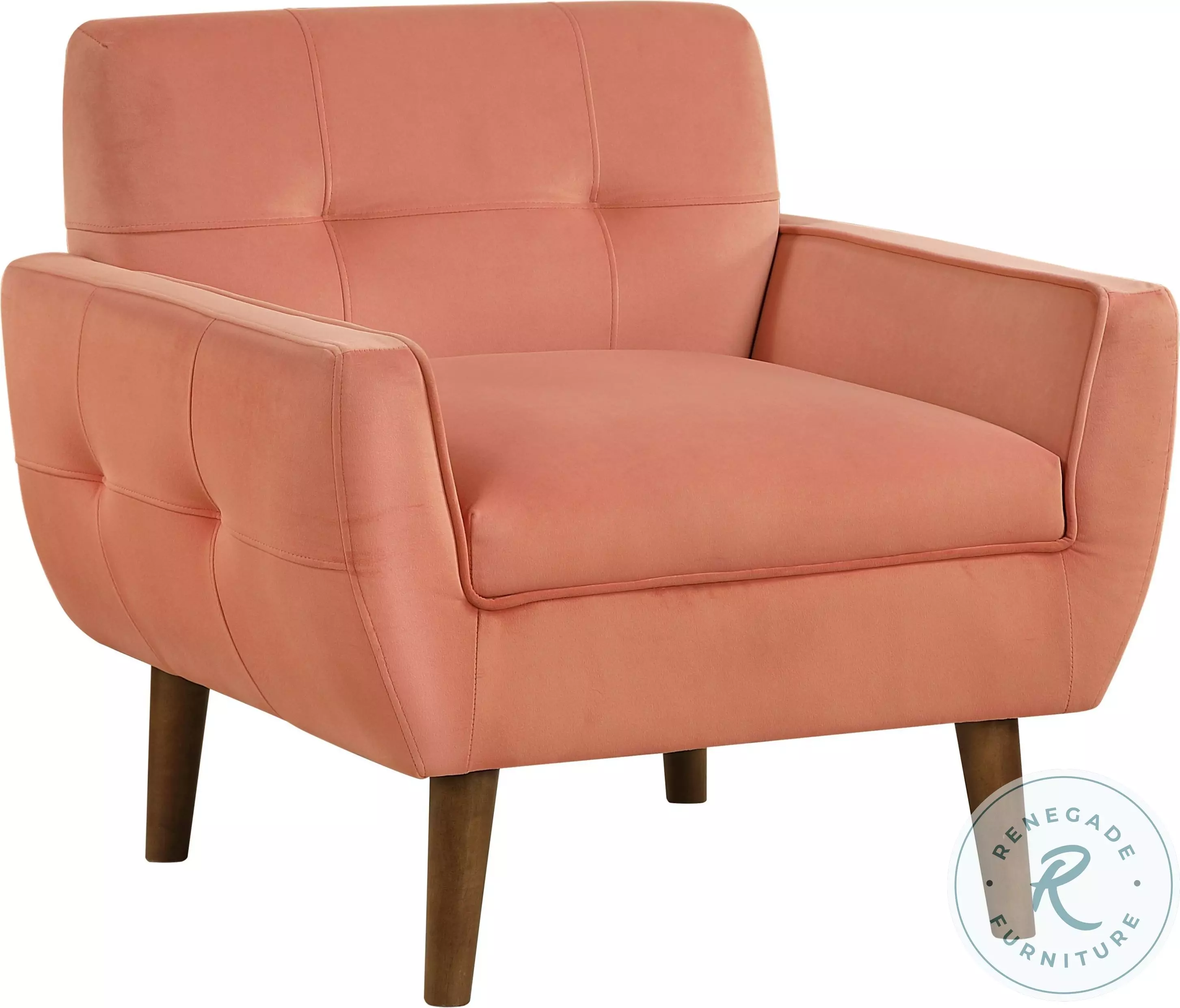 Upton Orange Accent Chair From Homelegance | Coleman Furniture