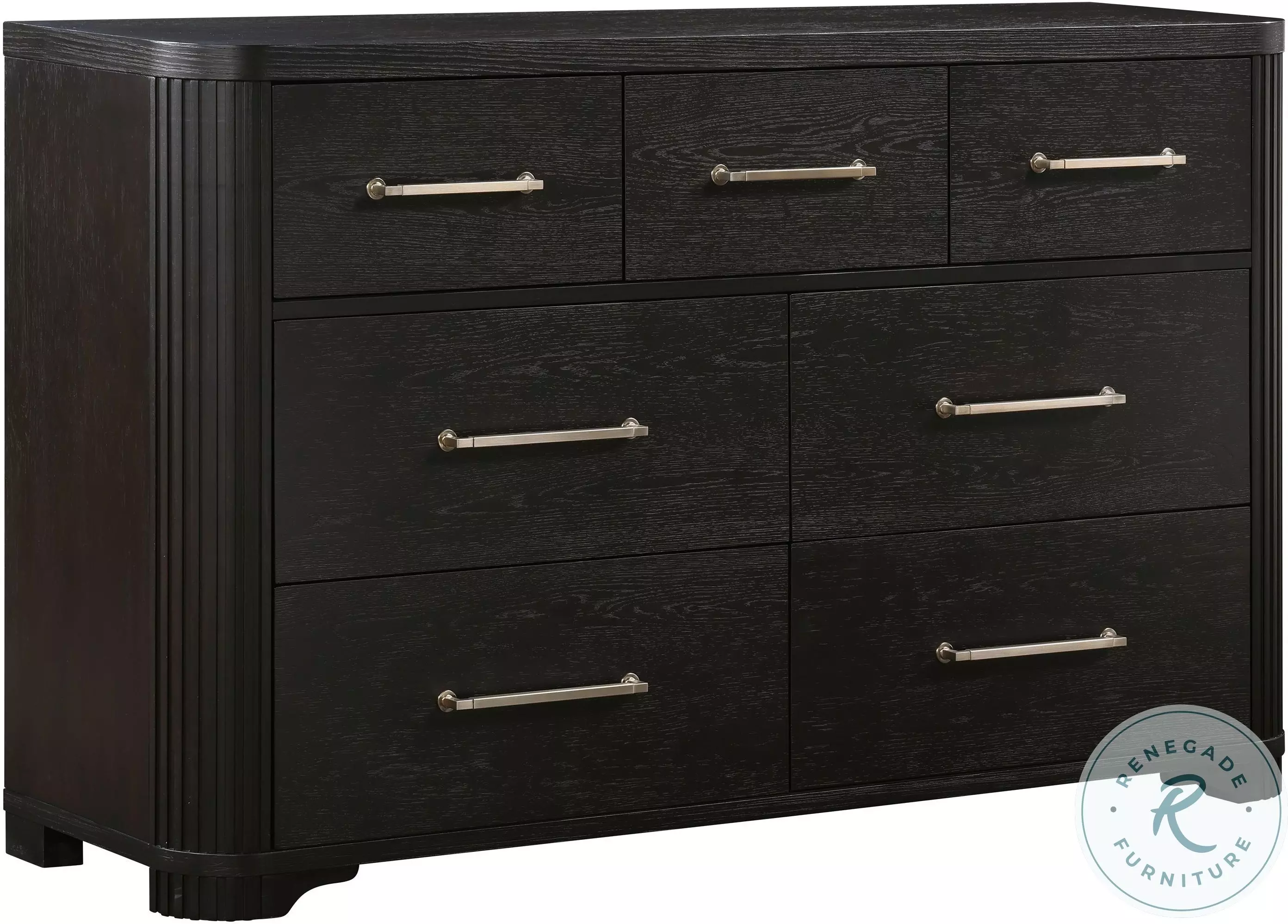 Gilbert Charcoal 7 Drawer Dresser From Homelegance | Coleman Furniture