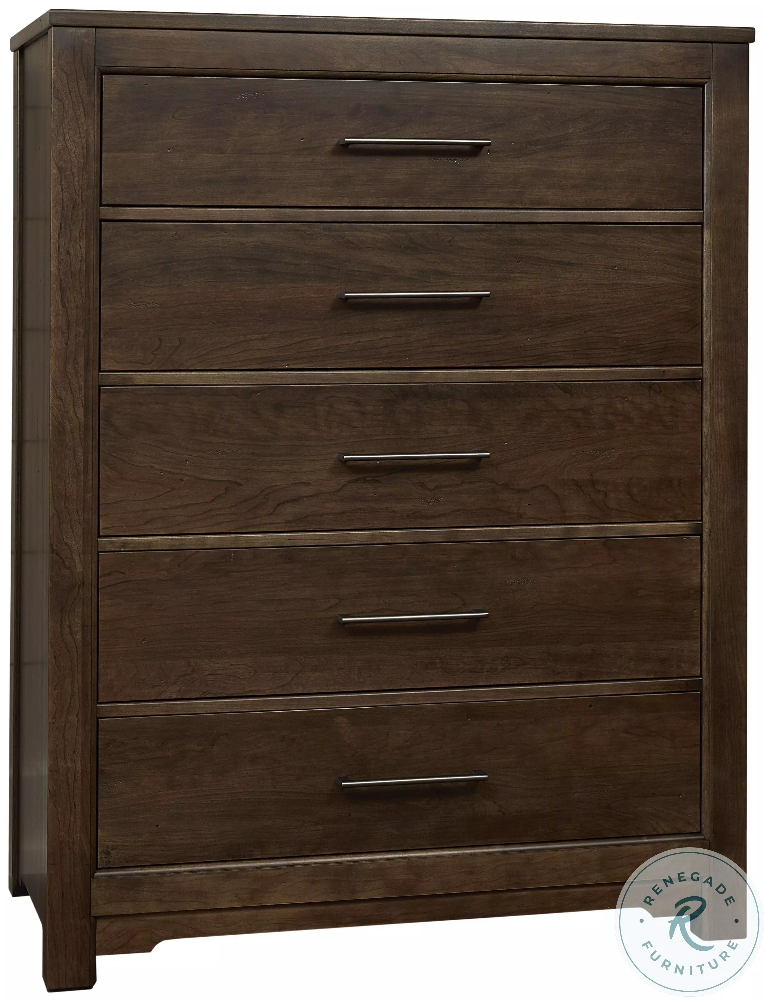 Ben And Erin Napier Dark Cherry 5 Drawer Chest From Home Gallery Stores ...