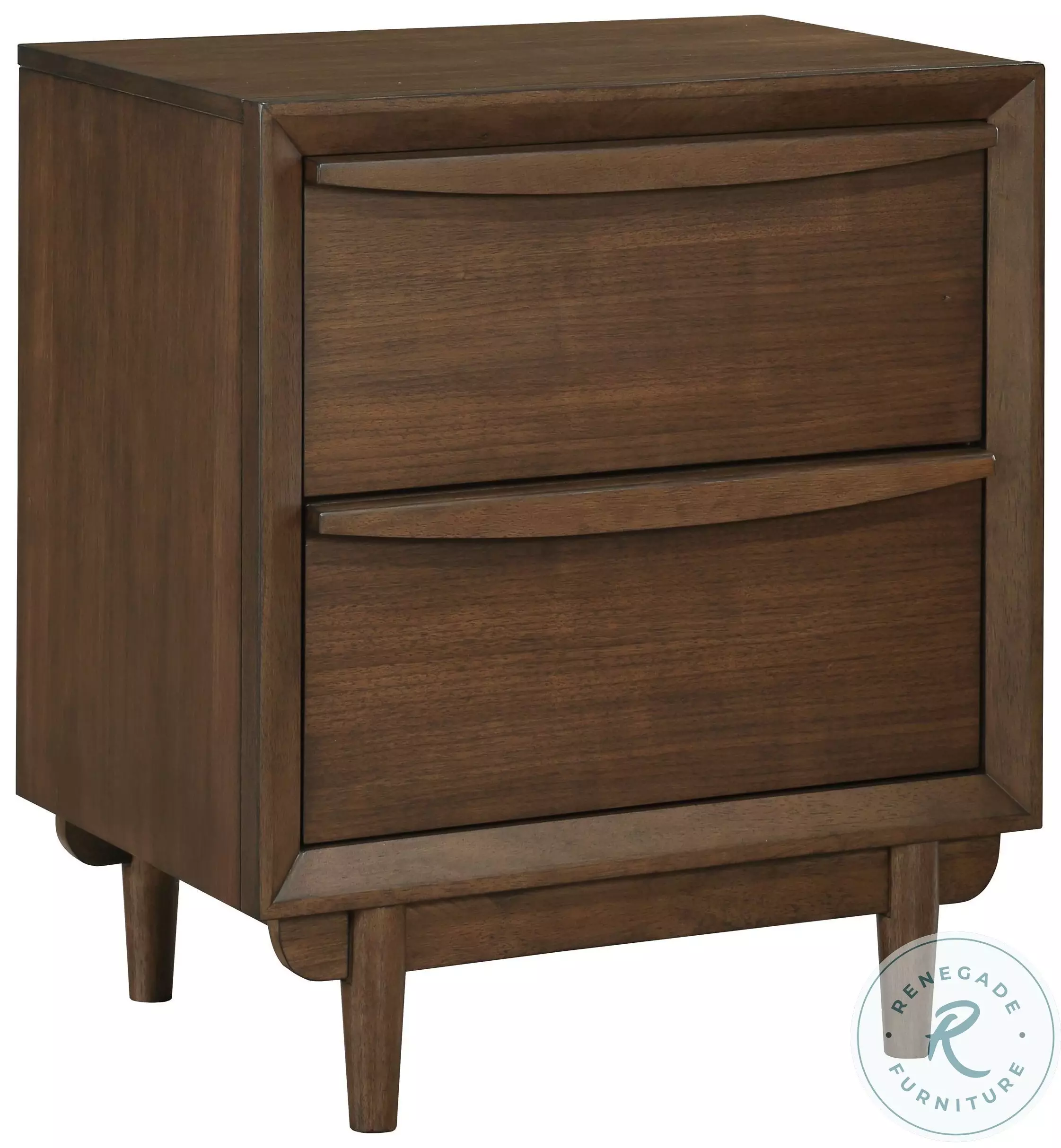 Astrid Walnut Nightstand From Homelegance | Coleman Furniture
