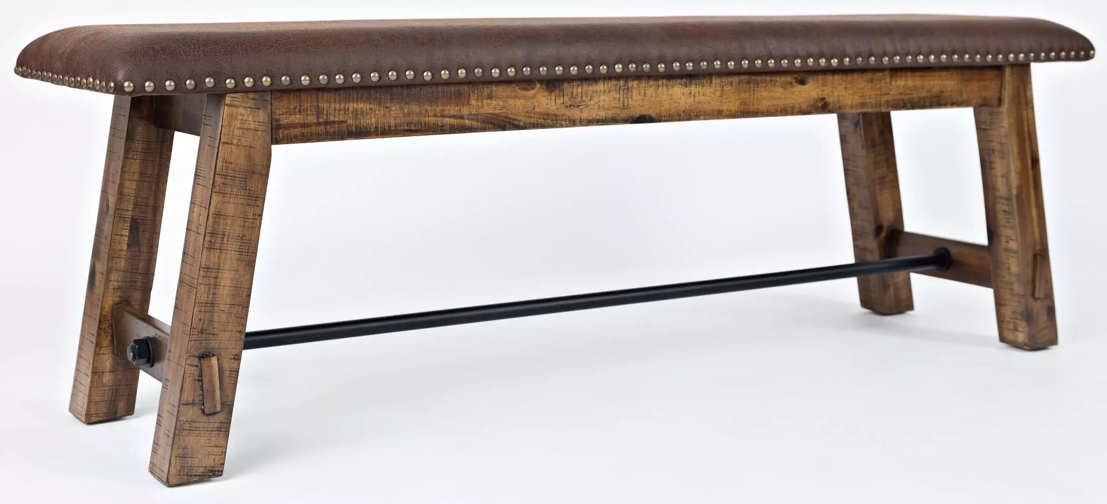 Cannon Valley Brown Upholstered Bench from Jofran | Coleman Furniture