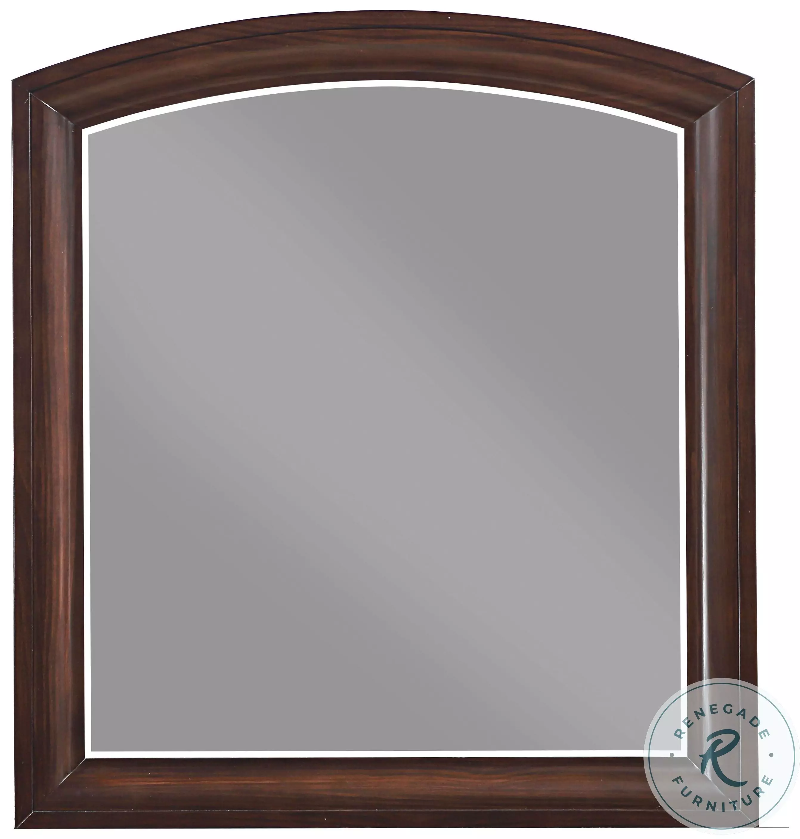 Hudson Cherry Mirror From Homelegance | Coleman Furniture