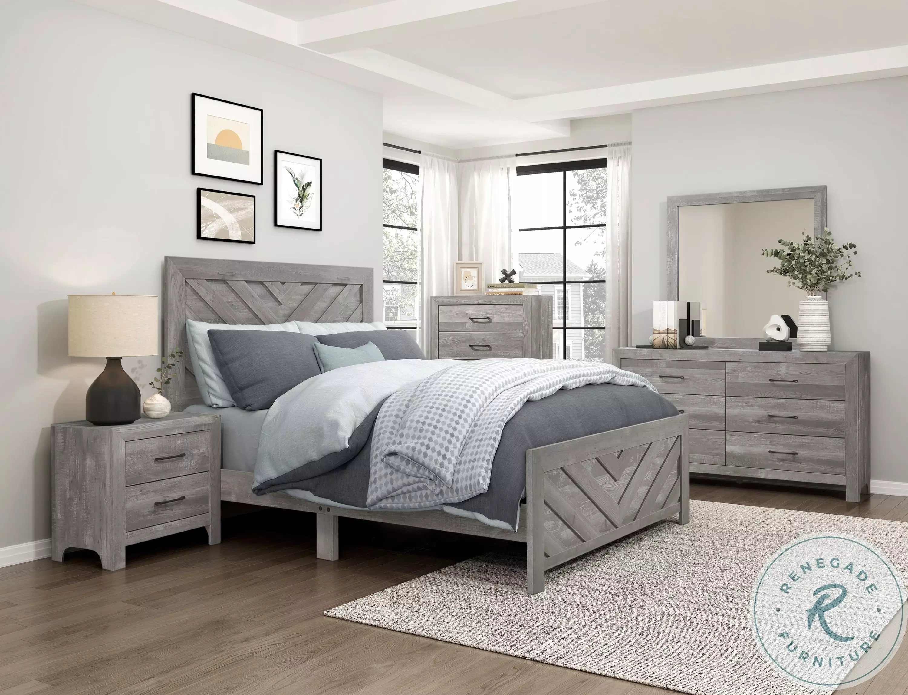 Corbin Panel Bedroom Set from Homelegance | Coleman Furniture