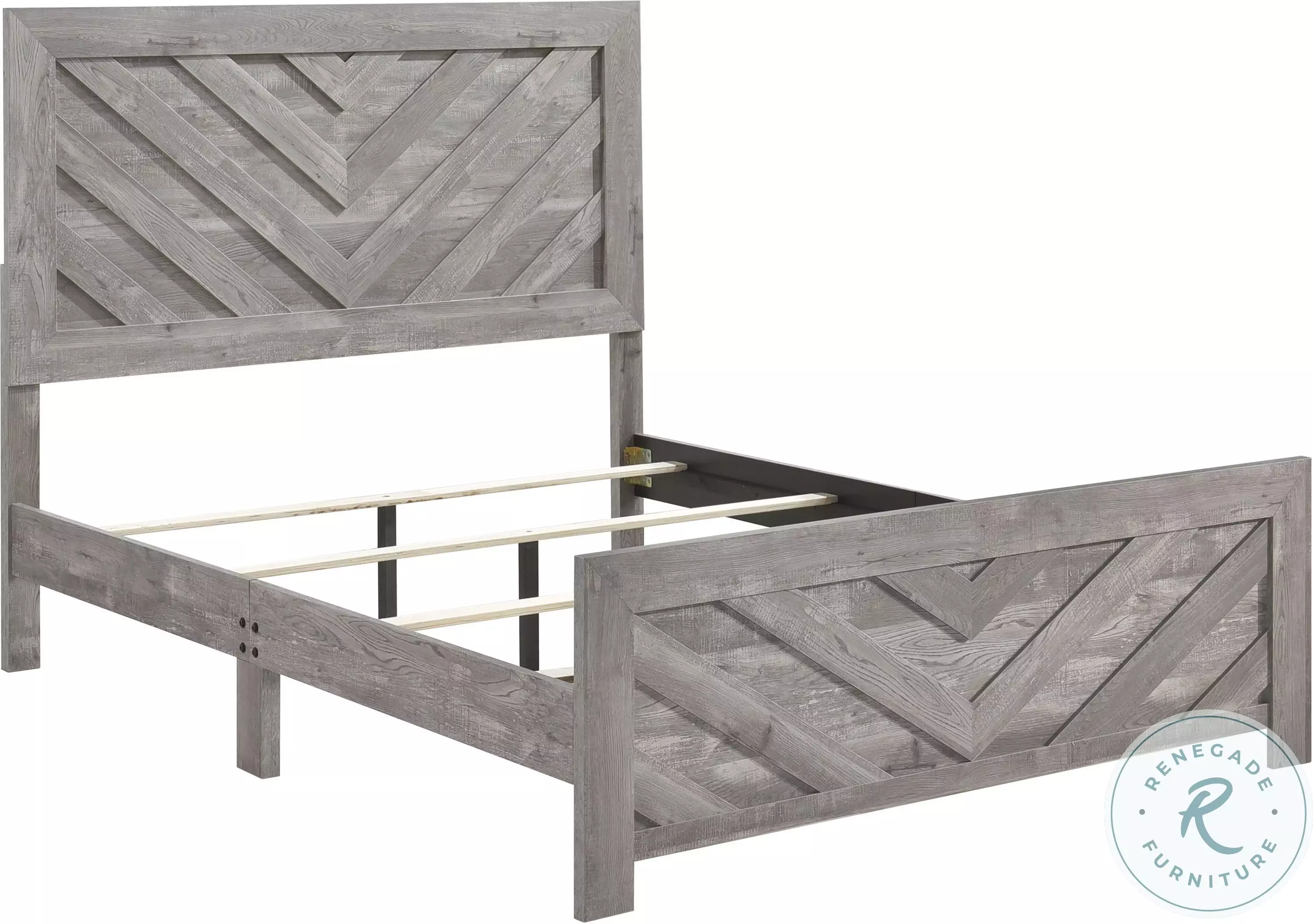 Corbin Gray King Panel Bed From Homelegance | Coleman Furniture