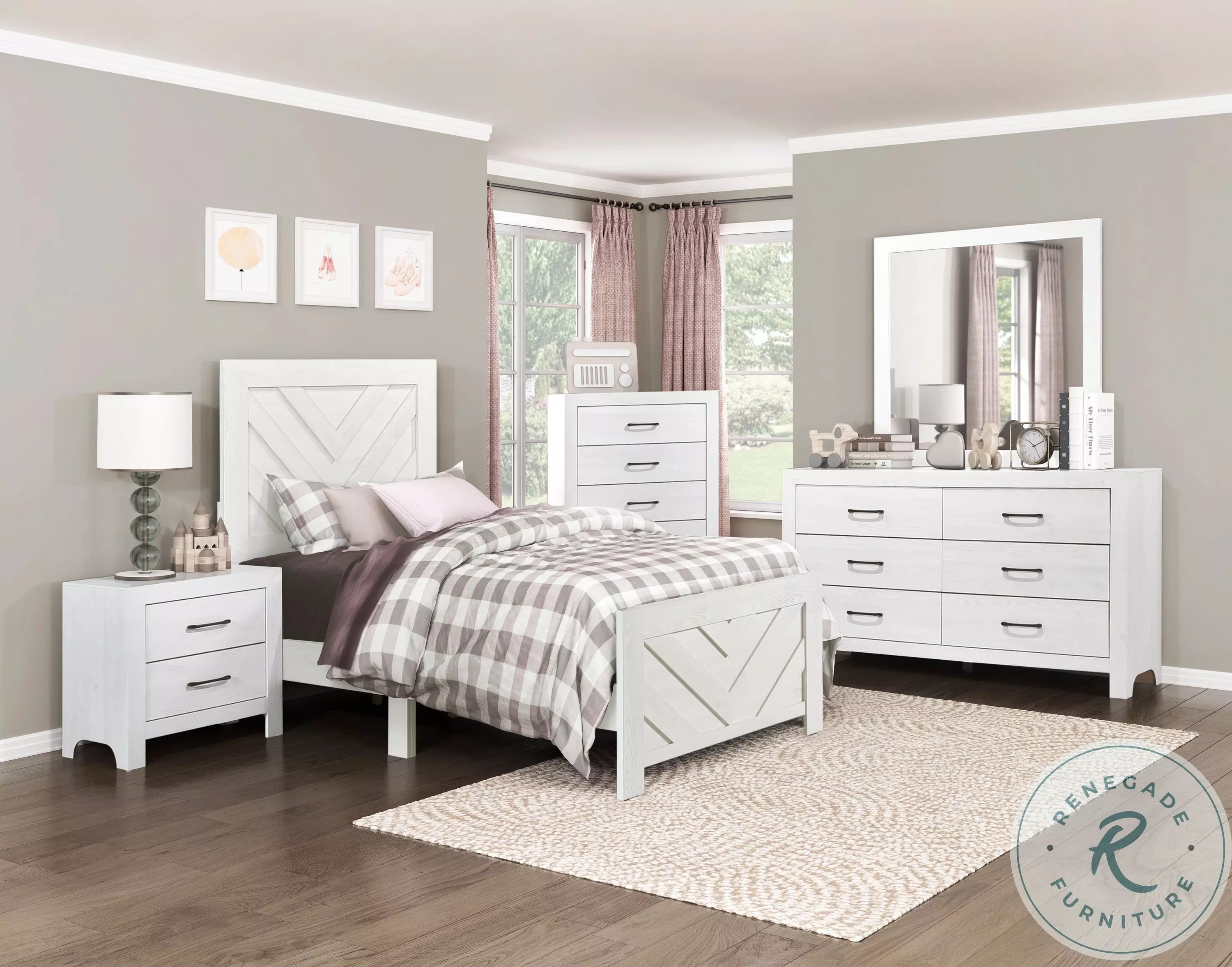 Corbin Youth Panel Bedroom Set from Homelegance | Coleman Furniture