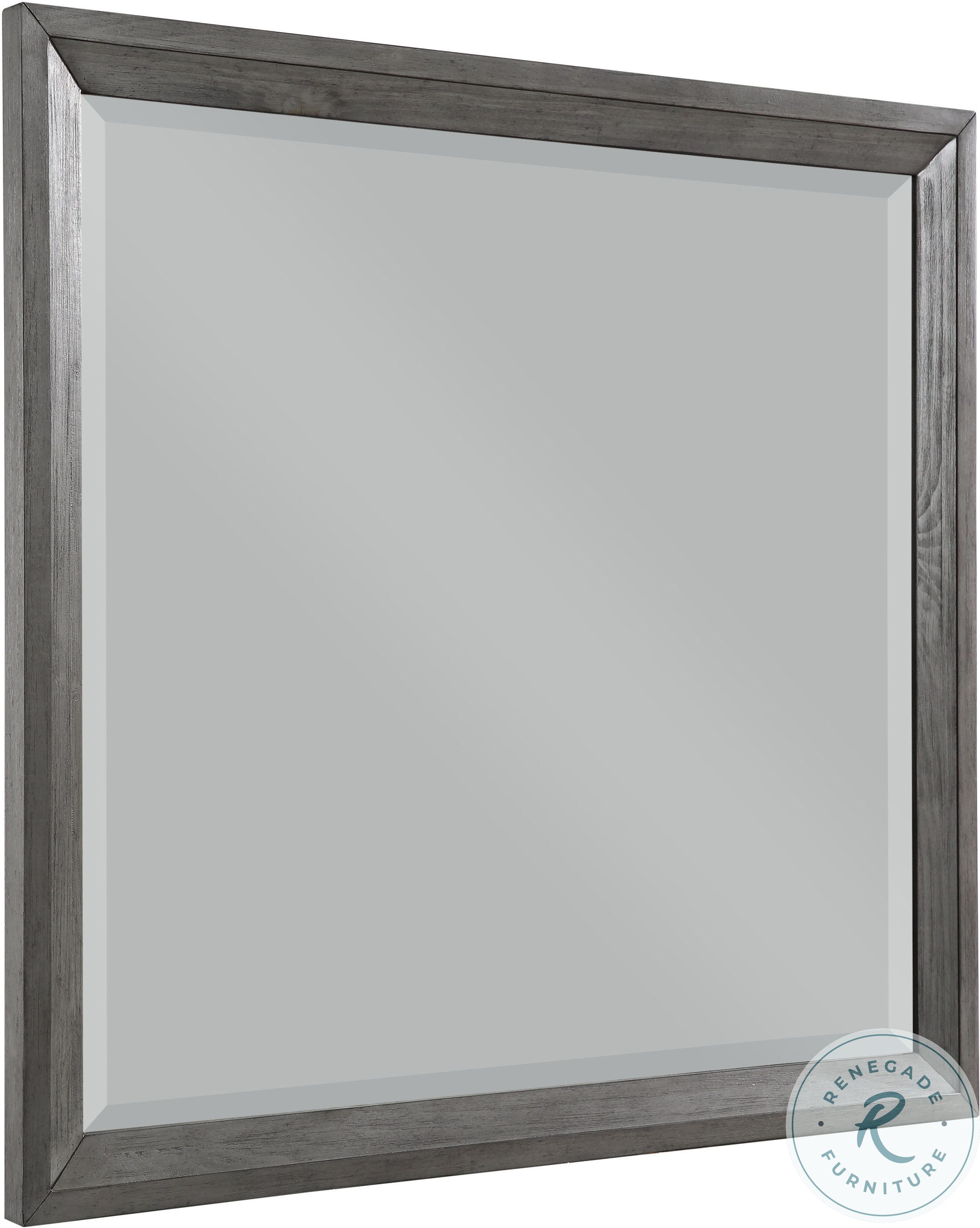 West End Gray Mirror From Homelegance | Coleman Furniture