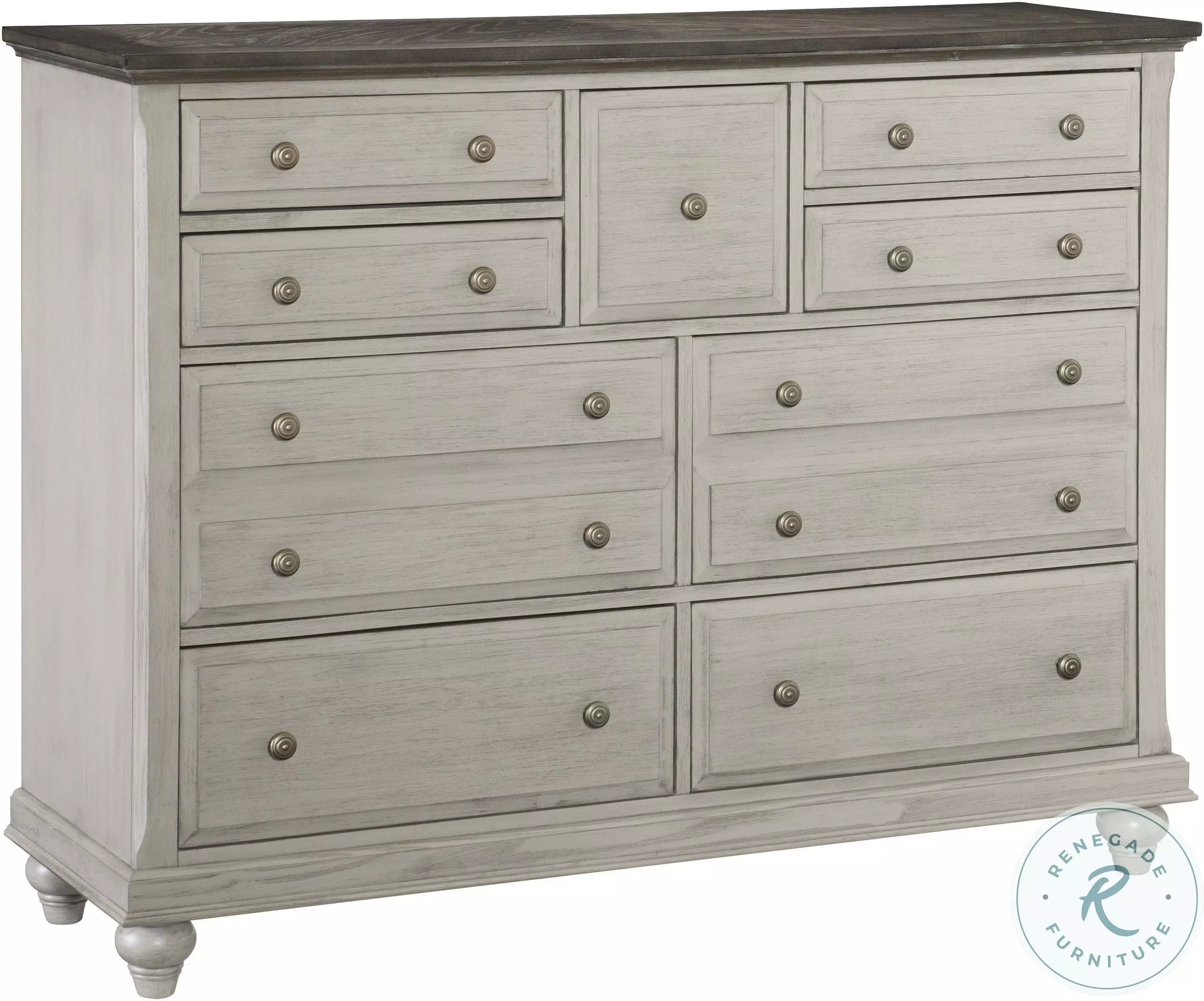 Mossbrook Light Gray Dresser from Homelegance | Coleman Furniture