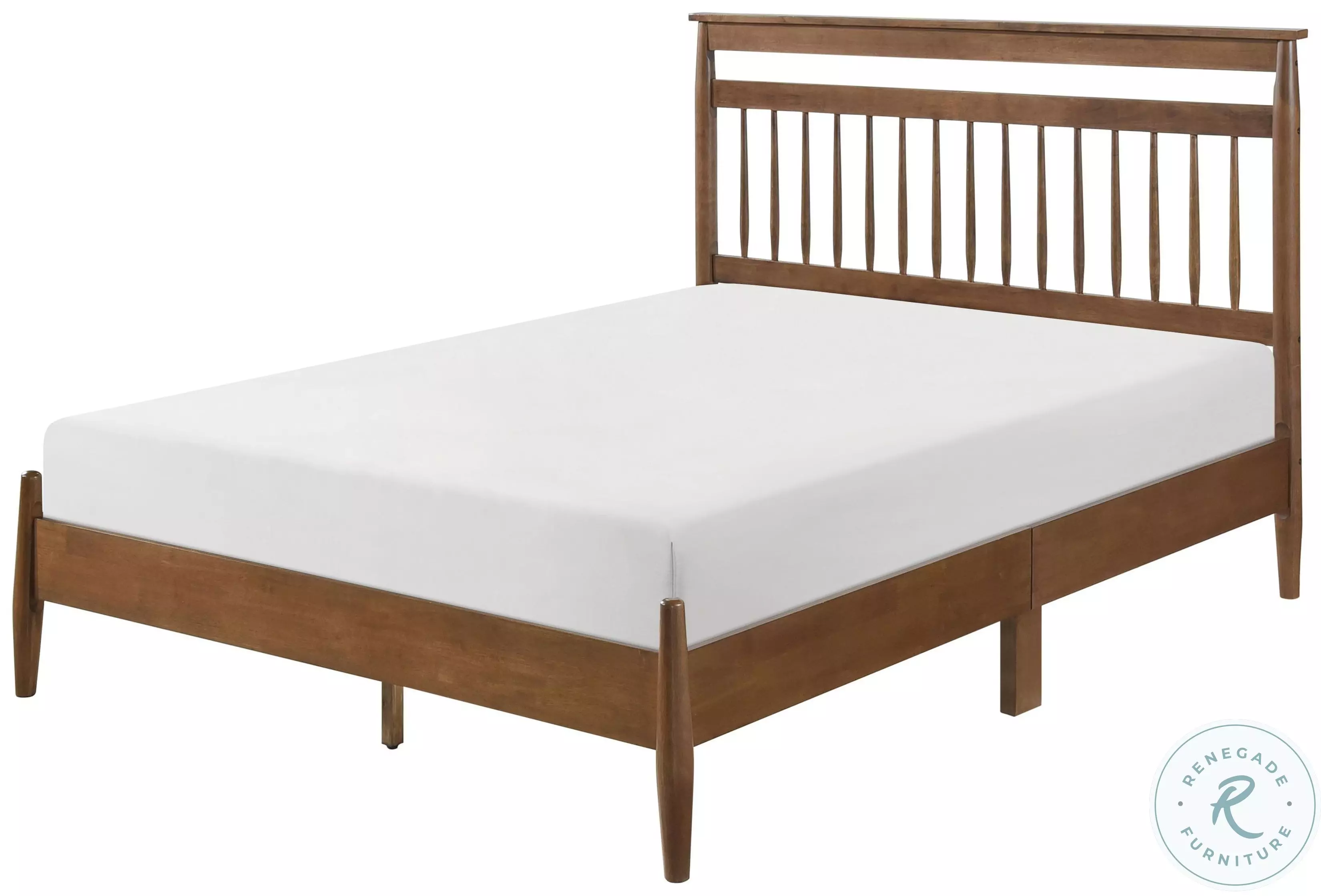 Arlo Chestnut King Platform Bed From Homelegance | Coleman Furniture