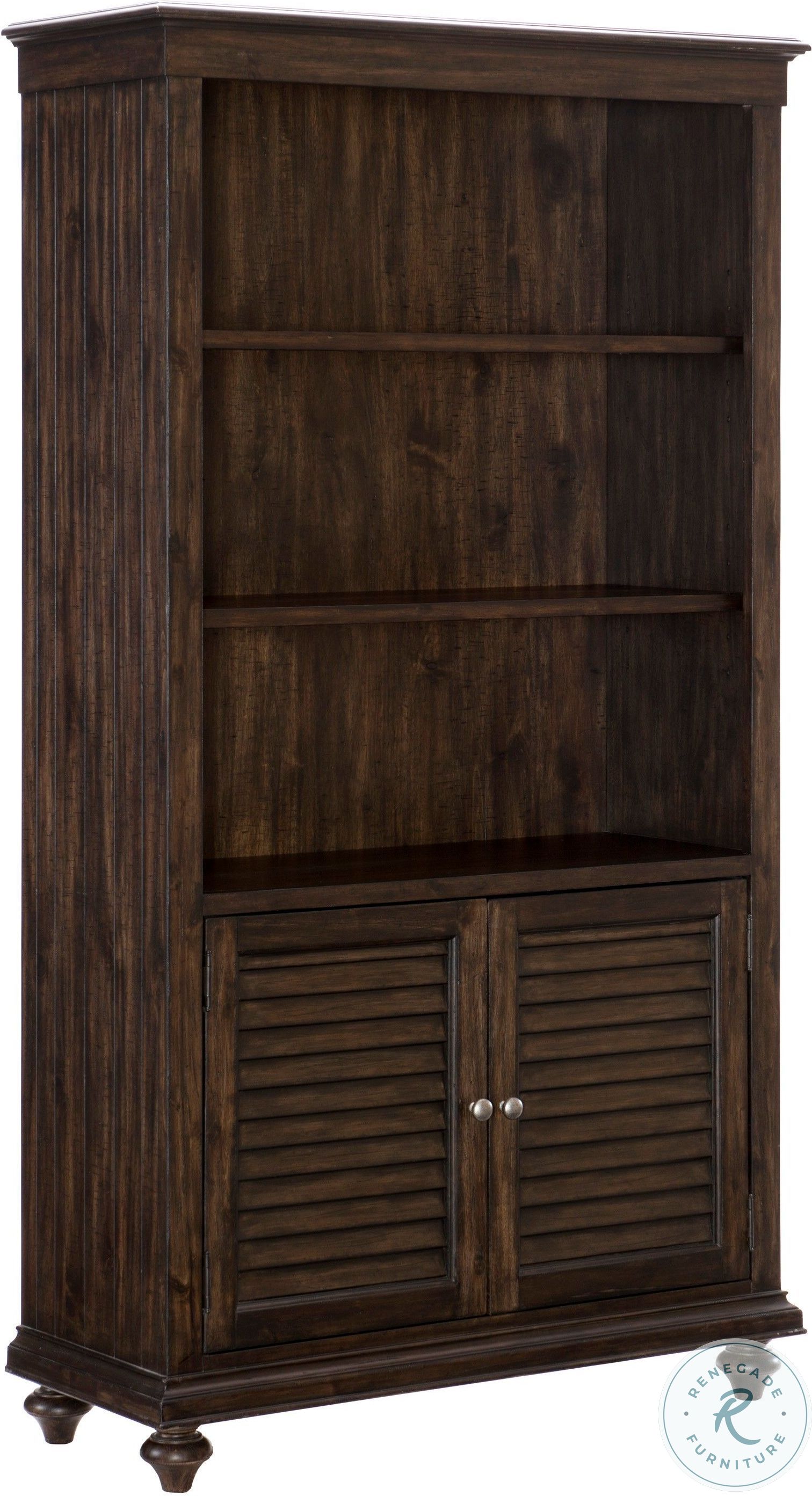 Cardano Dark Brown Bookcase from Homelegance | Coleman Furniture