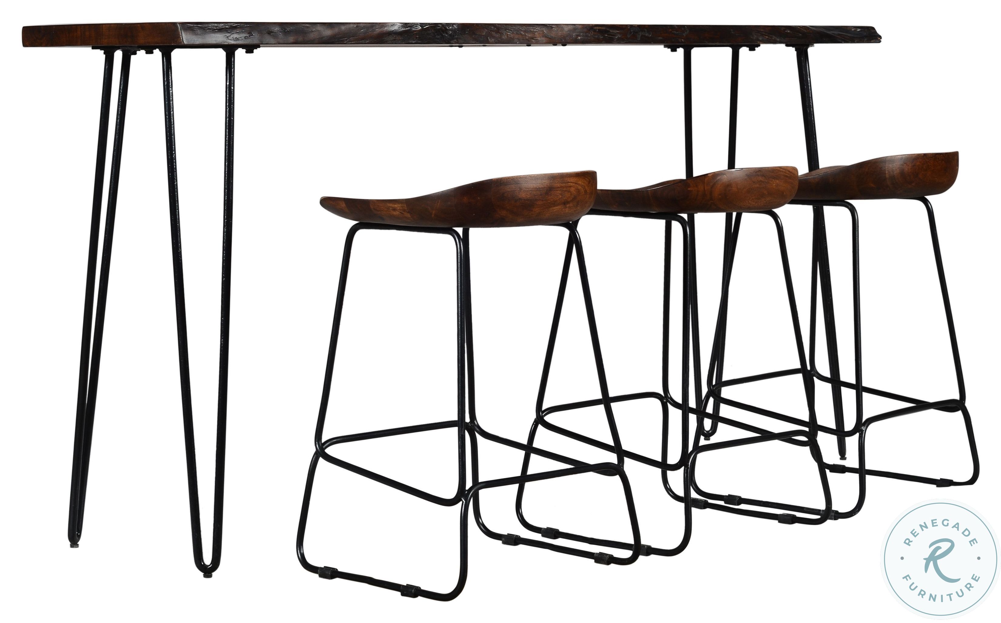 Natures Edge Chestnut Counter Height Stool Set Of 2 From Jofran ...