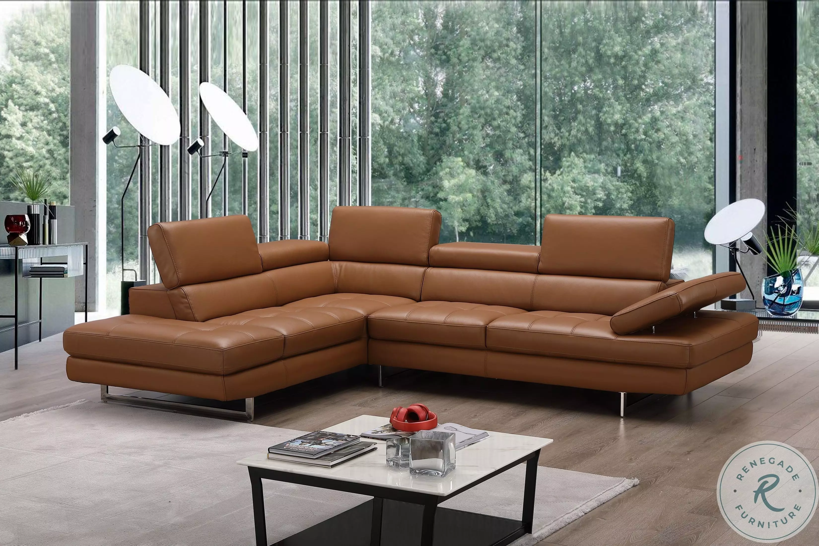 A761 Caramel Sectional From JNM | Coleman Furniture