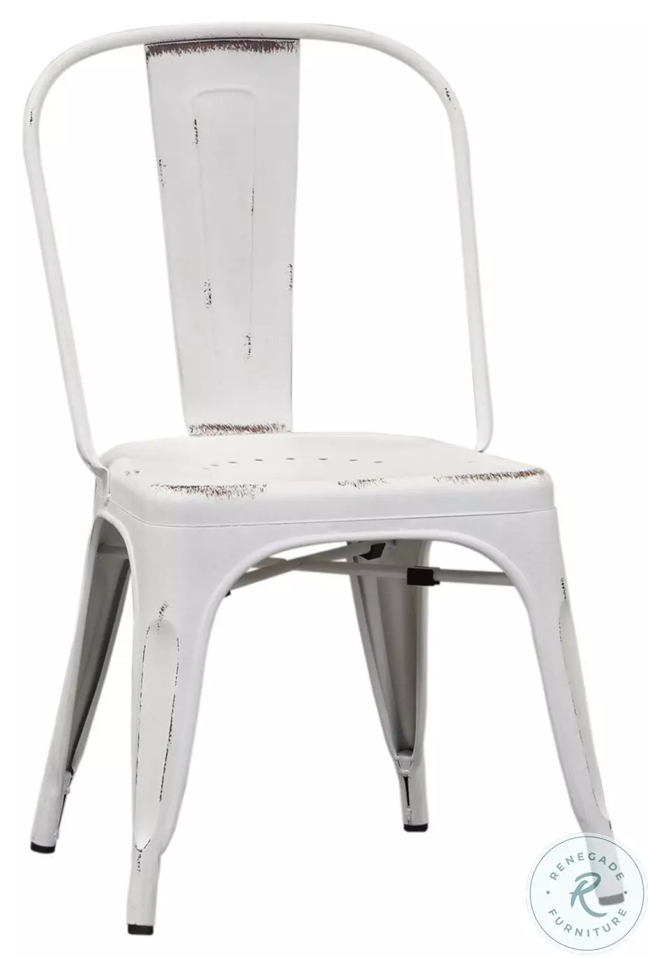 Vintage Series Antique White Bow Back Side Chair Set of 4 From Home ...