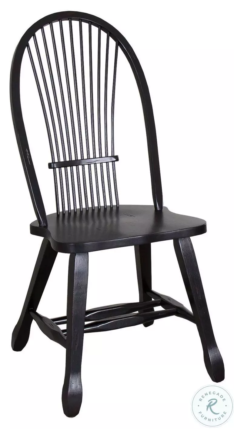 Treasures Black Sheaf Back Side Chair Set of 2 from Liberty - Available ...