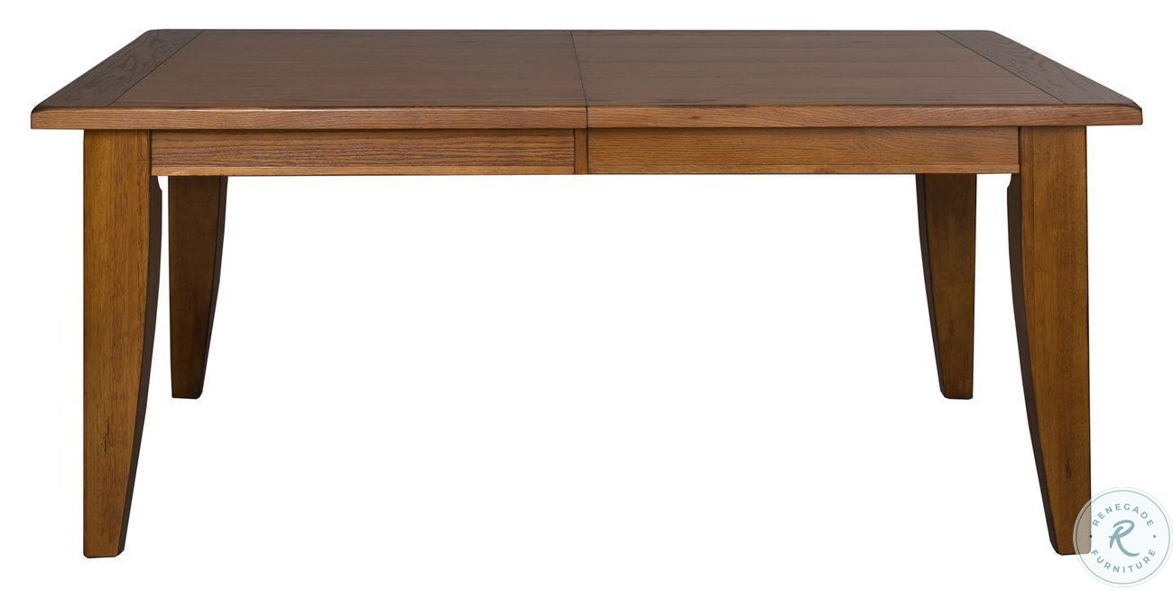 Treasures Oak Rectangular Leg Table - Liberty Furniture from Liberty ...