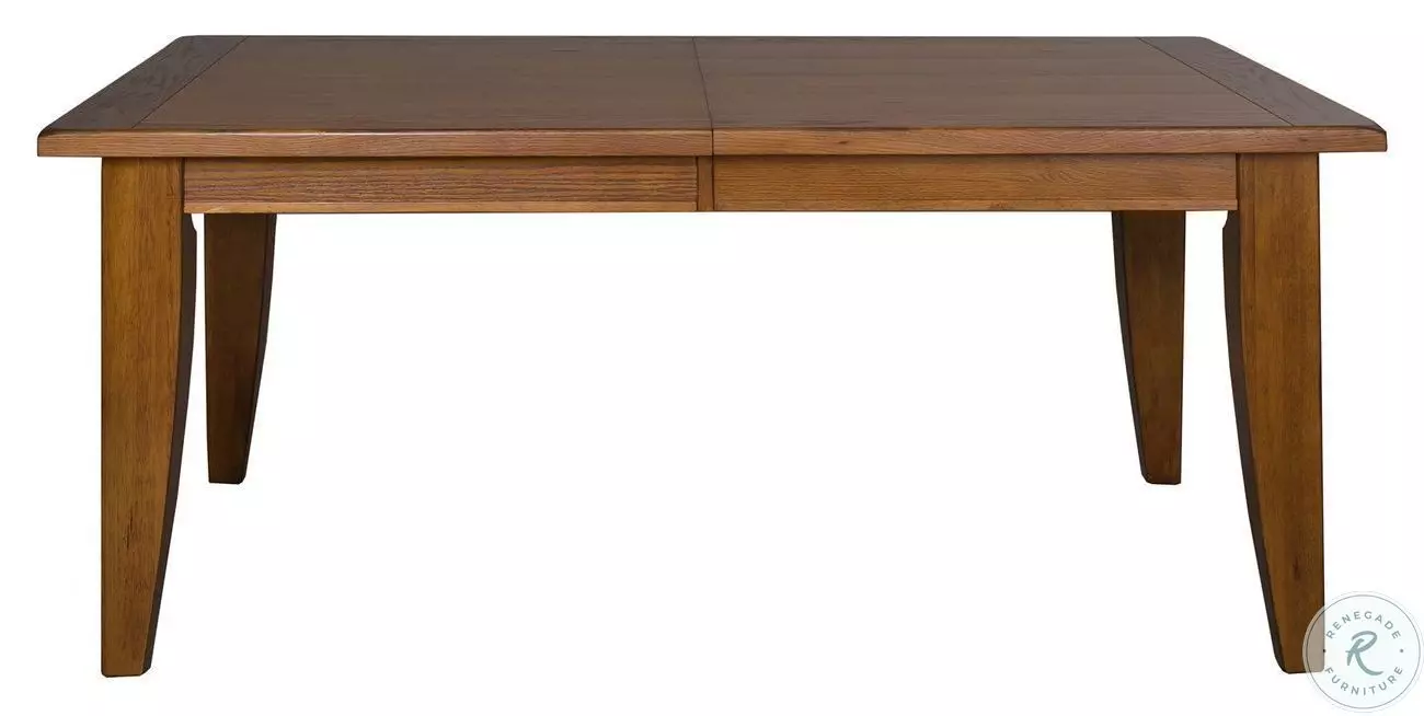 Treasures Oak Rectangular Leg Table - Liberty Furniture from Liberty ...
