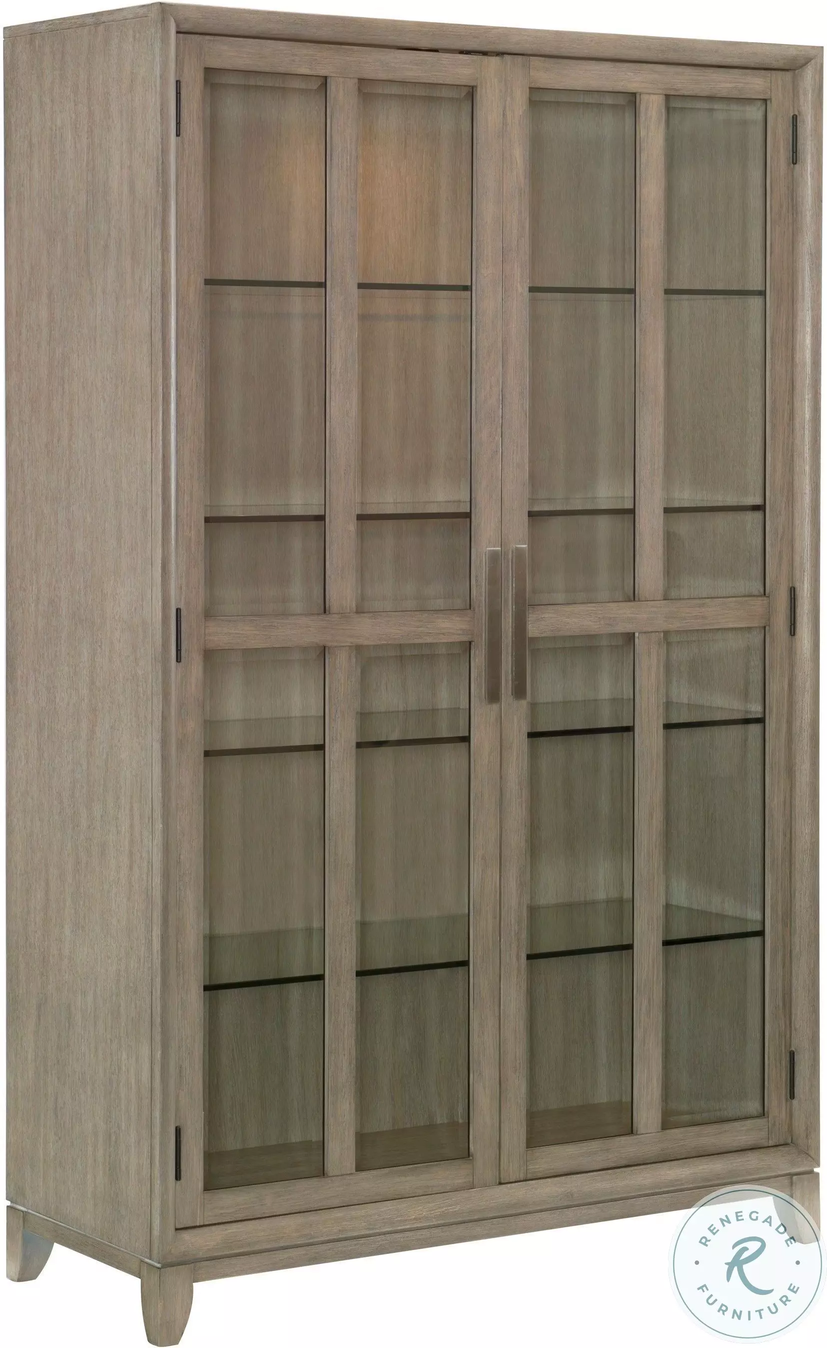 Mckewen Light Gray Curio from Homelegance | Coleman Furniture