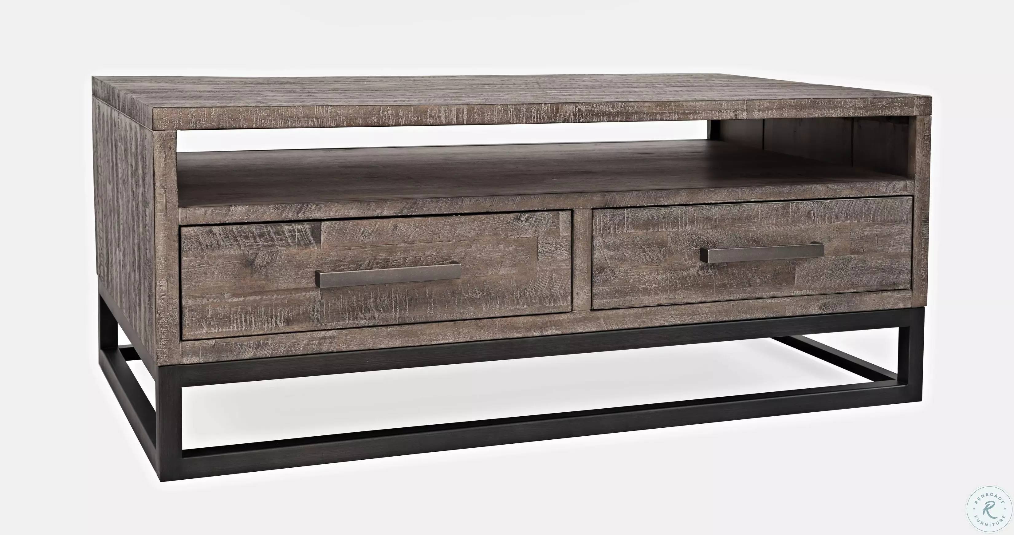 East Hampton Distressed Grey Cocktail Table from Jofran | Coleman Furniture