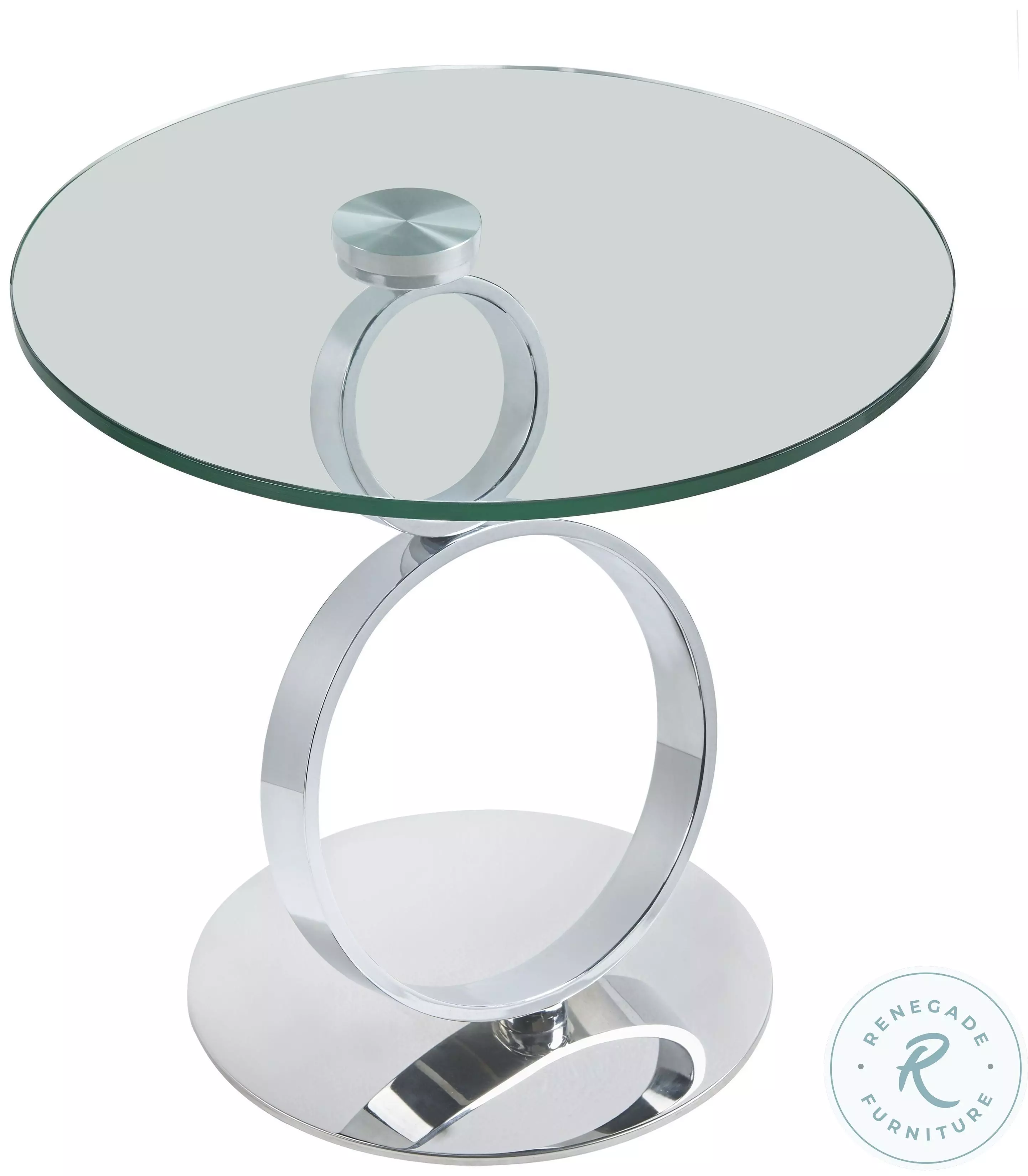 MC Chicago Chrome End Table From JNM | Coleman Furniture