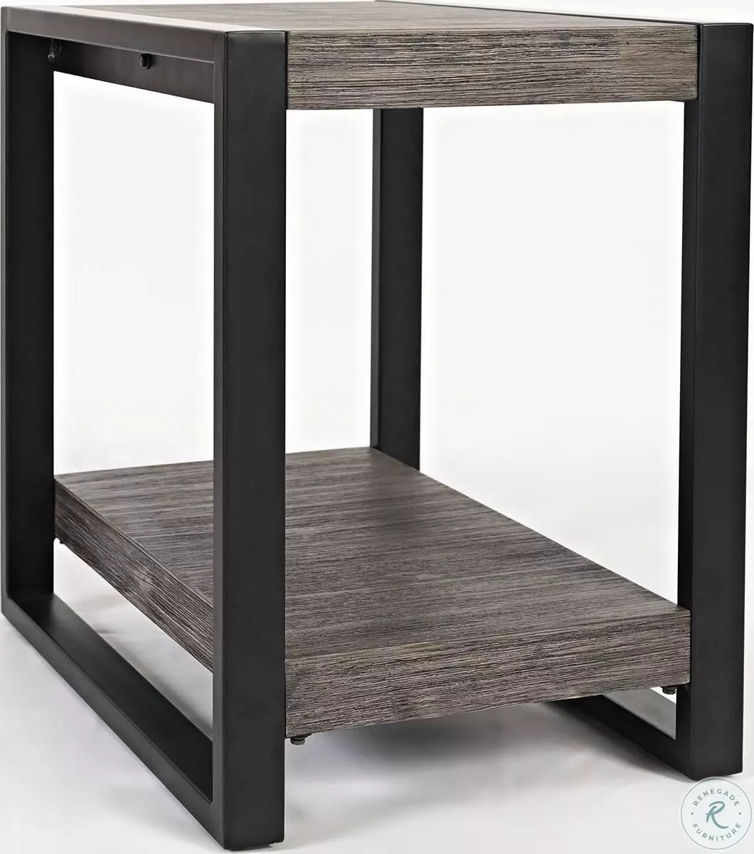 Pinnacle Gray Chairside Table from Jofran | Coleman Furniture