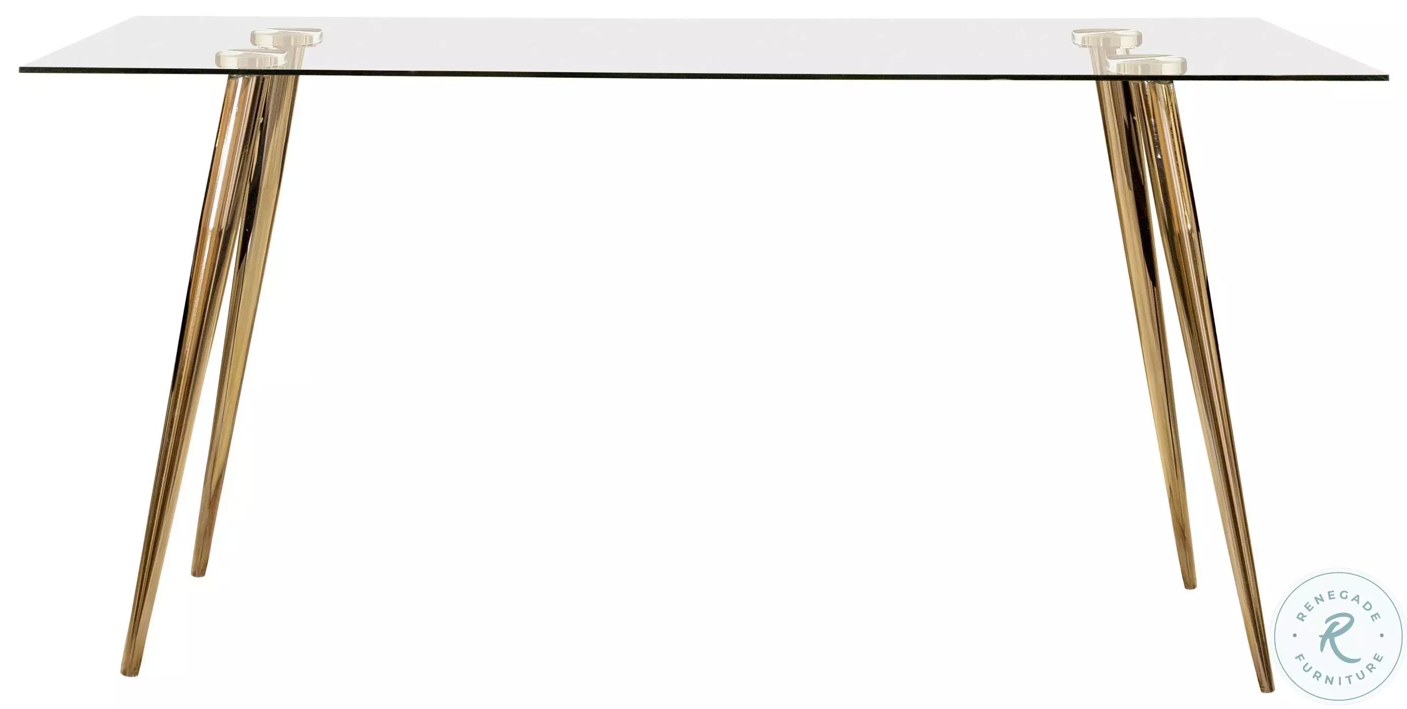 Gilman Gold Dining Table From Coaster Furniture | Coleman Furniture