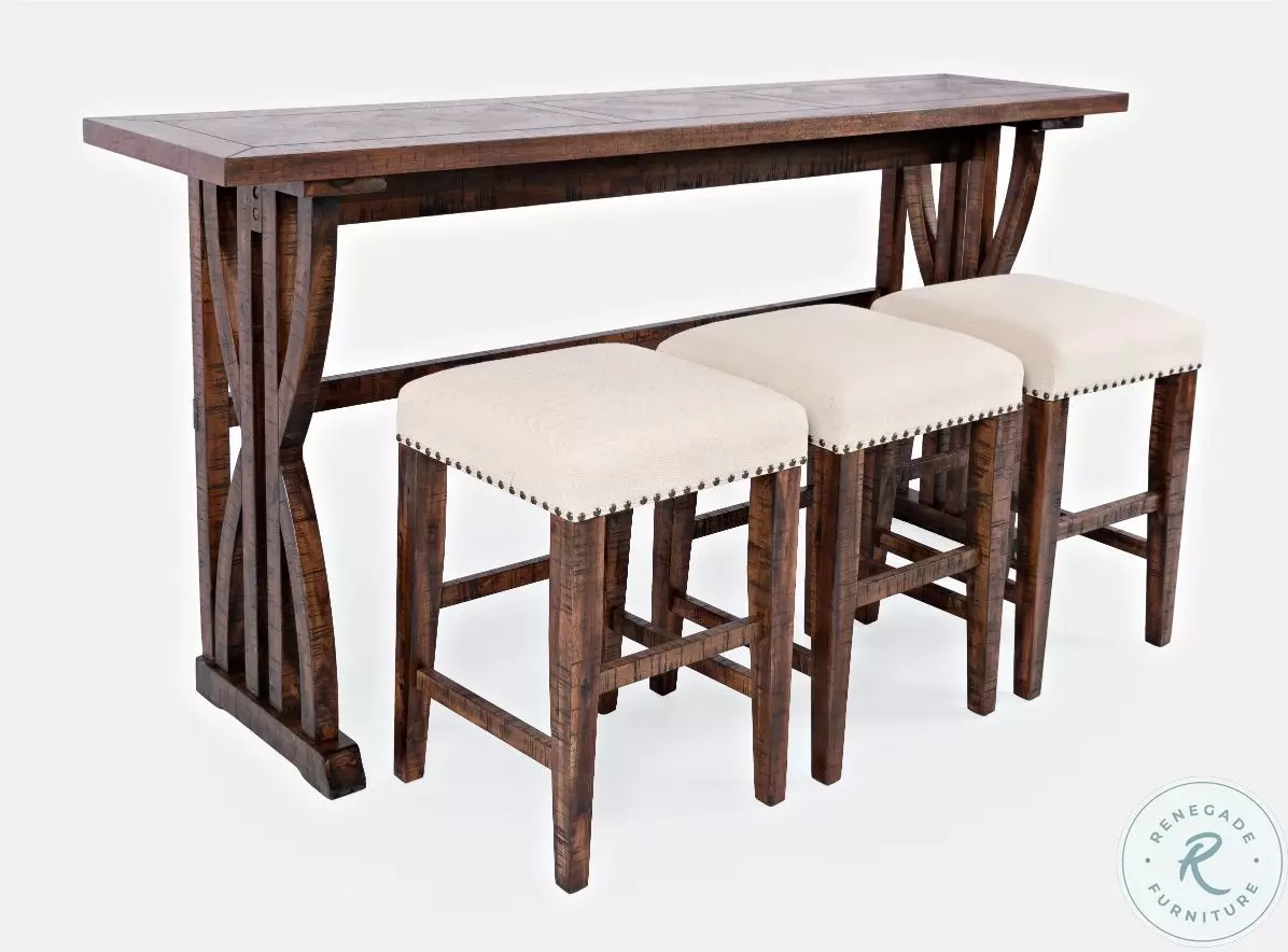 Fairview Oak 4 Piece Counter Height Dining Set From Jofran | Coleman ...