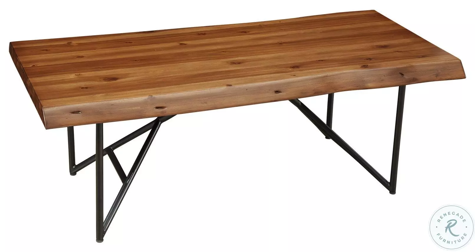 Live Edge Light Walnut Cocktail Table From Home Gallery Stores | Home ...